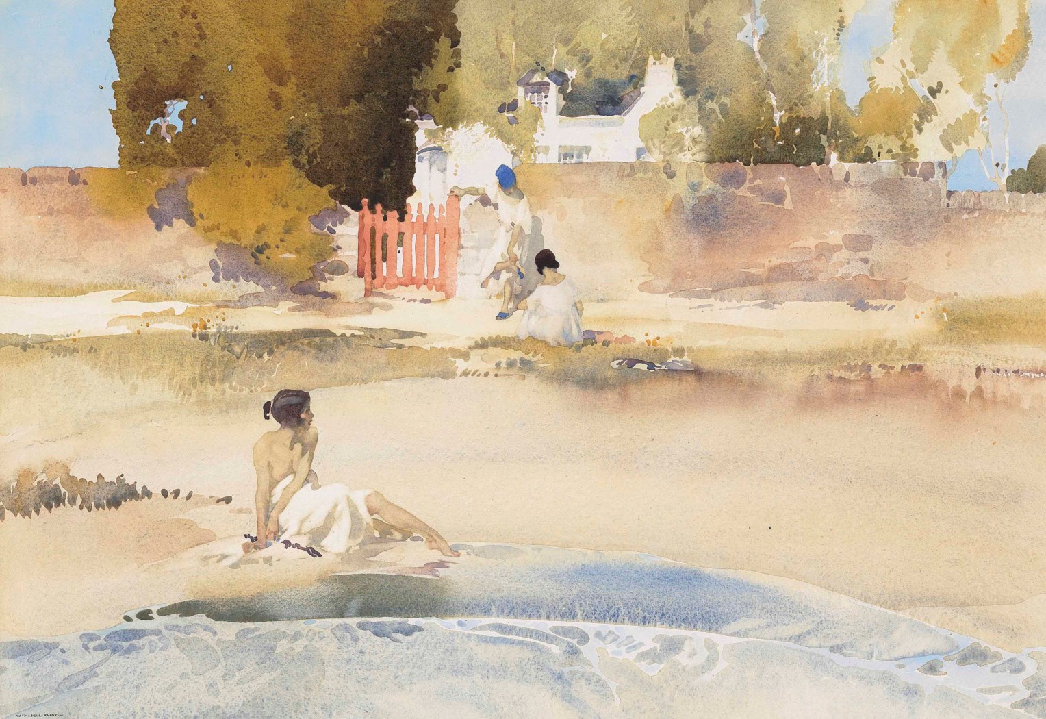 Sir William Russell Flint, R.A., P.R.W.S., R.S.W. (1880-1969), Bathers ...