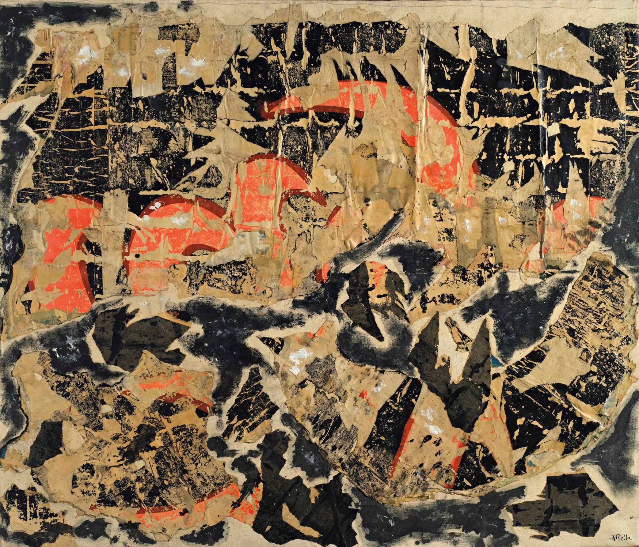 Mimmo Rotella (1918-2006), Chi ha perduto queste note?(Who lost these ...