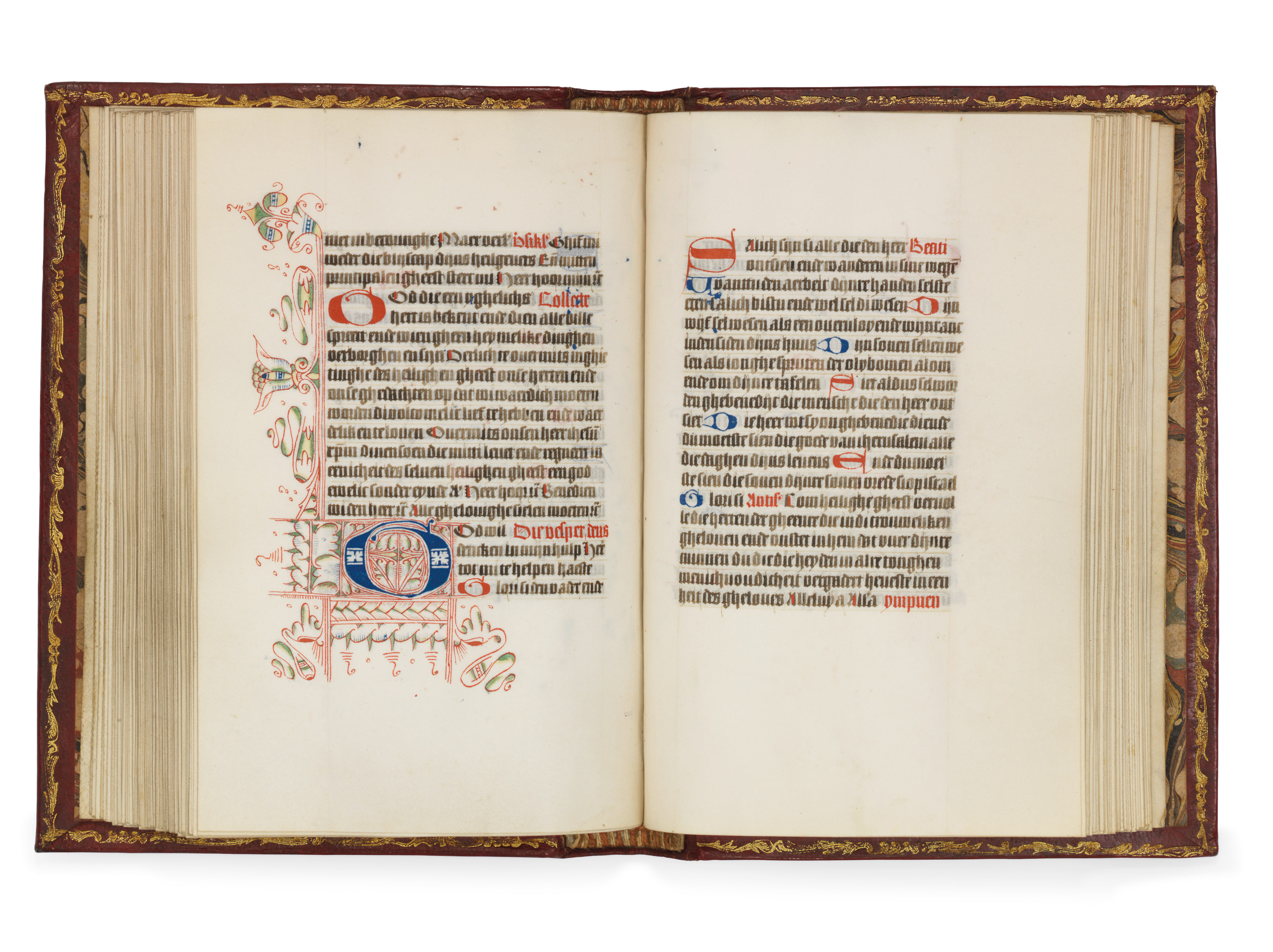BOOK OF HOURS, use of Utrecht, in Dutch, DECORATED MANUSCRIPT ON VELLUM ...