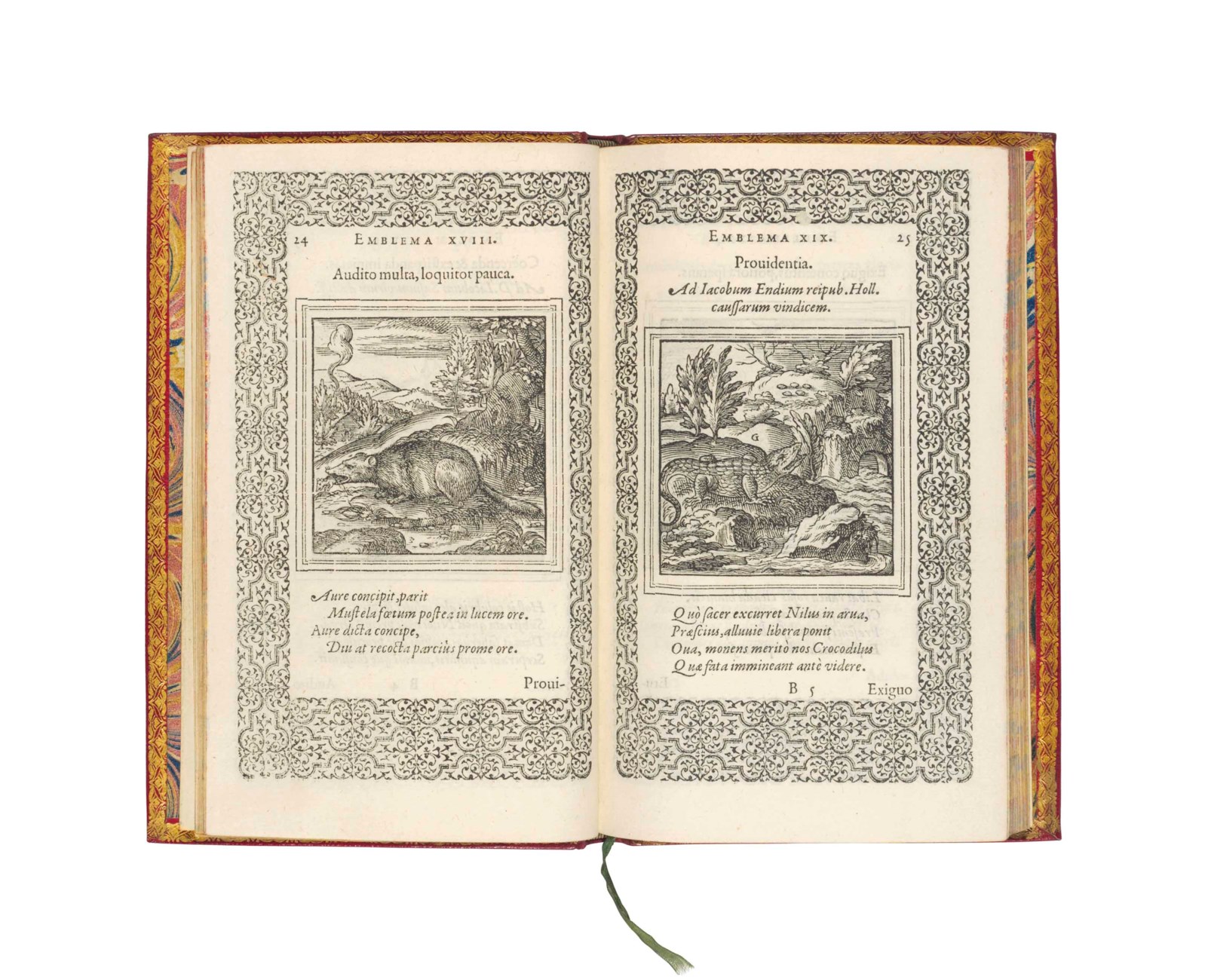 JUNIUS, Hadrianus (1511-1575). Medici emblemata. Antwerp: Christophe ...