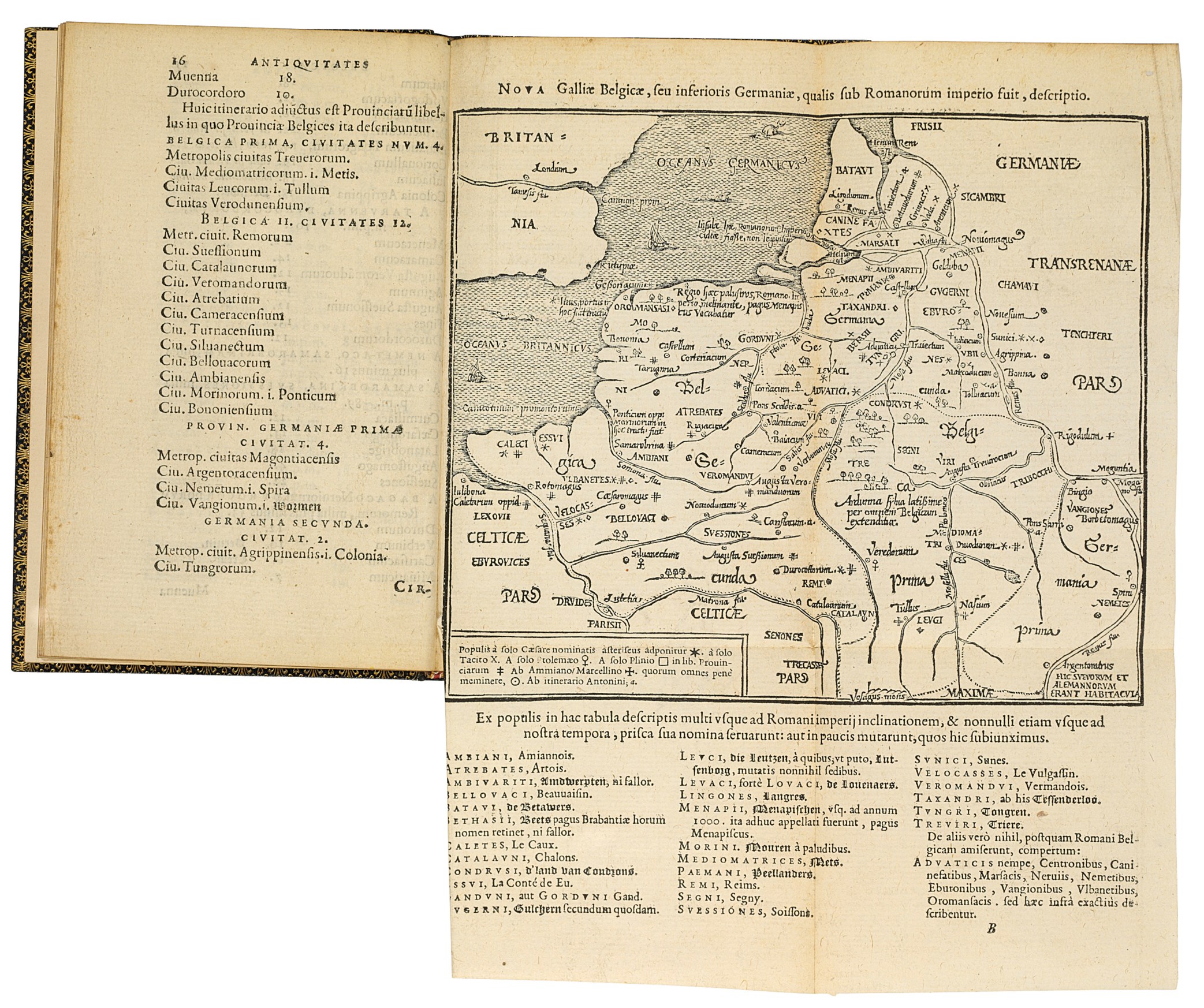 PLANTIN PRESS -- IVAEUS, Petrus (1535-1581). De Galliae Belgicae ...