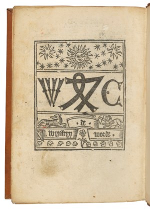 HORMAN, William (d. 1535). Vnlgaria [sic]. London: Wynkyn de Worde ...