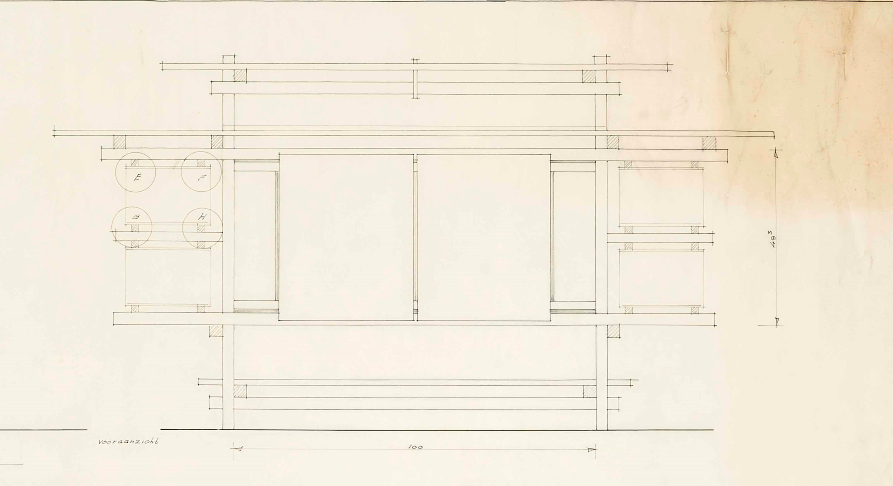 WORKSHOP OF GERRIT THOMAS RIETVELD (1888-1964) & GERARD VAN DE ...