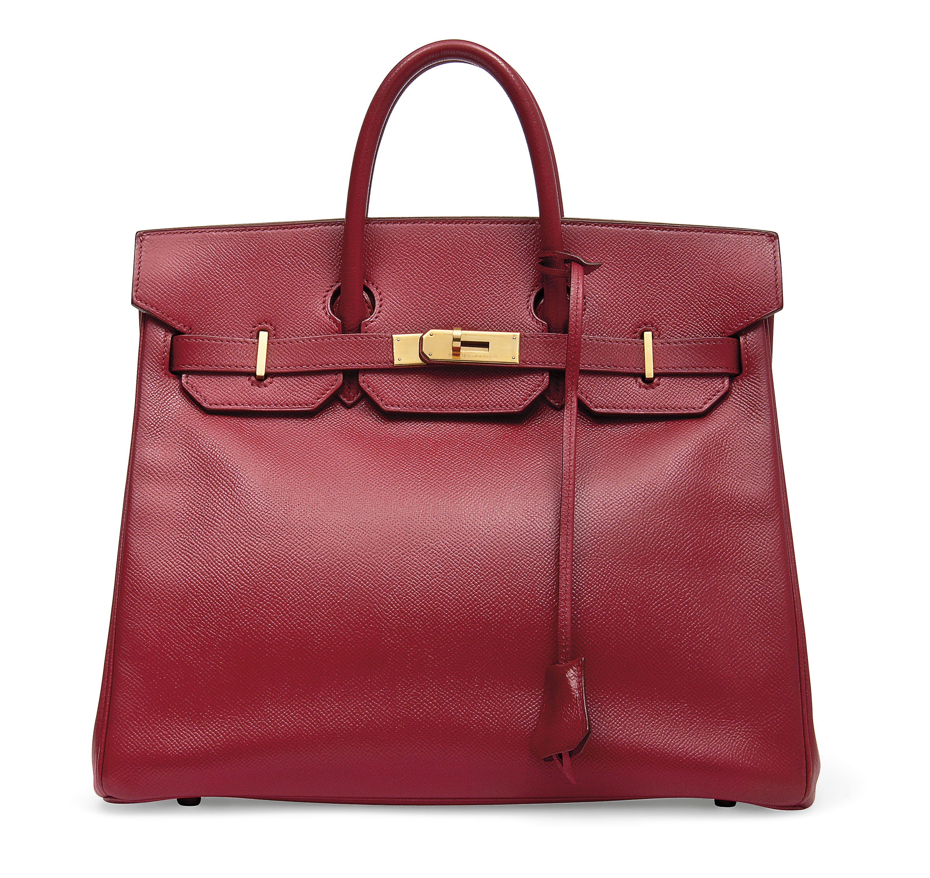 A CHERRY RED EPSOM LEATHER HAUTE À COURROIES BAG, HERMÈS, 1999 | Christie’s