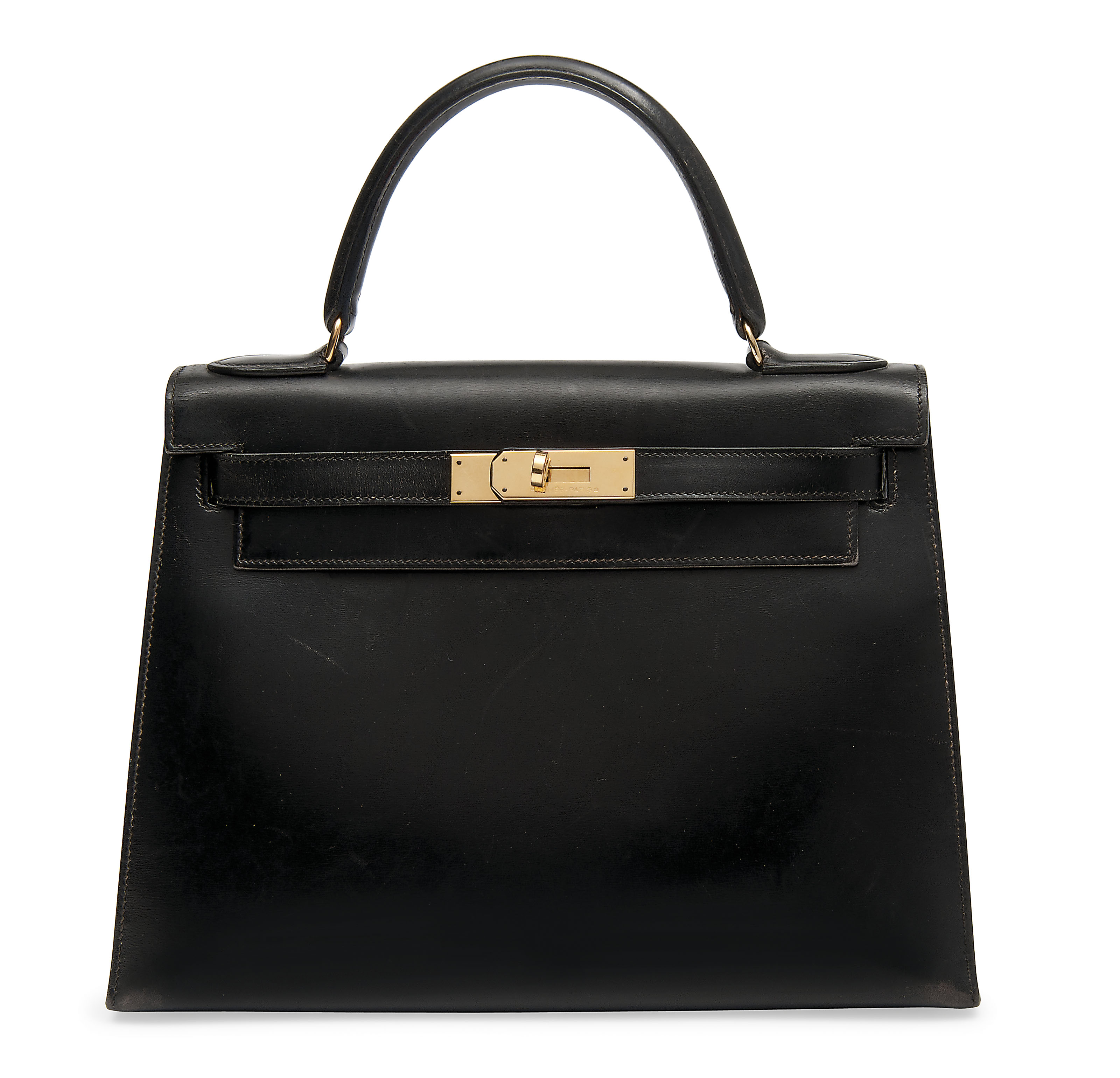 A BLACK BOX LEATHER KELLY BAG, HERMÈS, 1987 | Christie’s