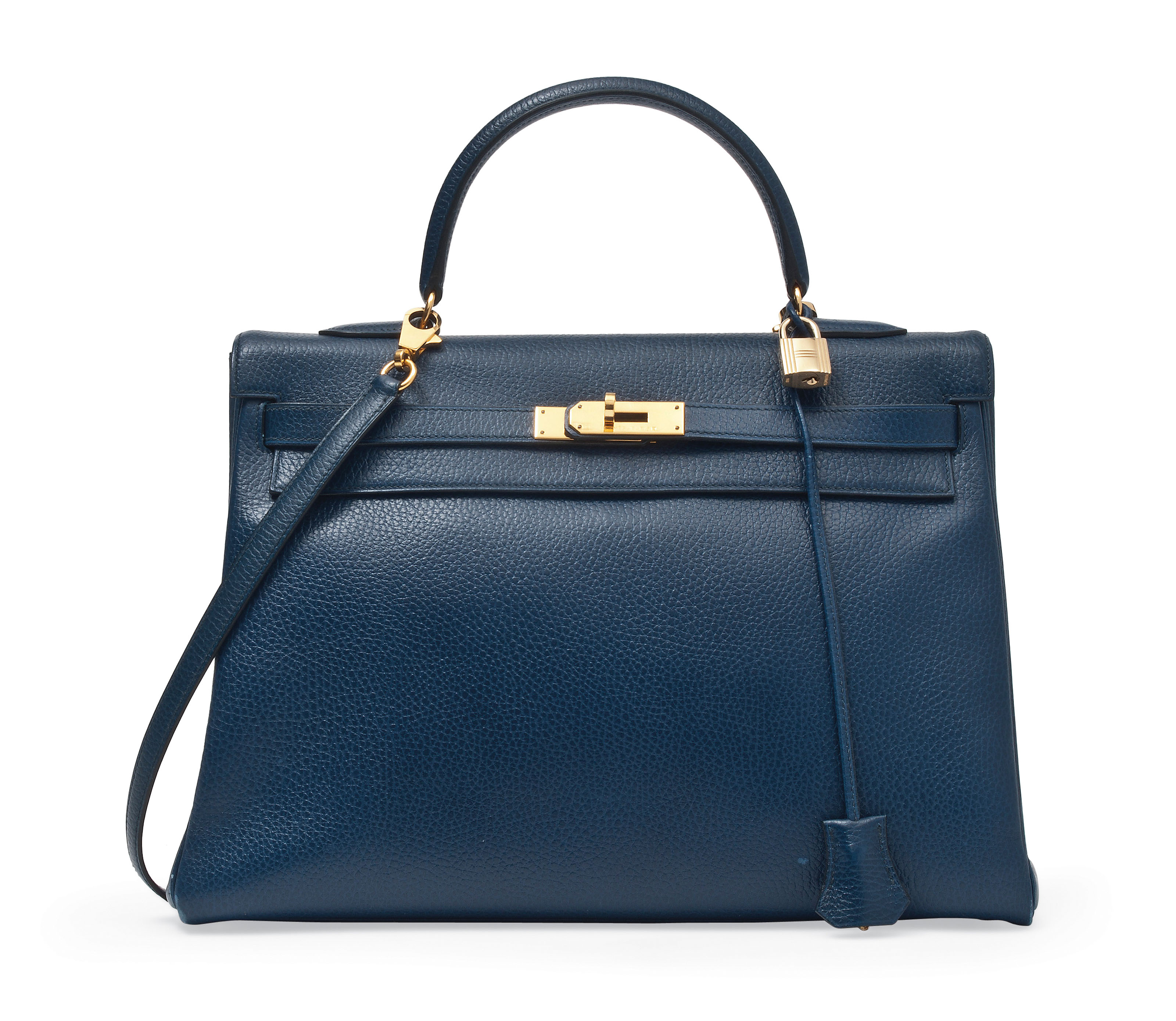 A DARK BLUE LEATHER KELLY BAG, HERMÈS, 1995 | Christie’s
