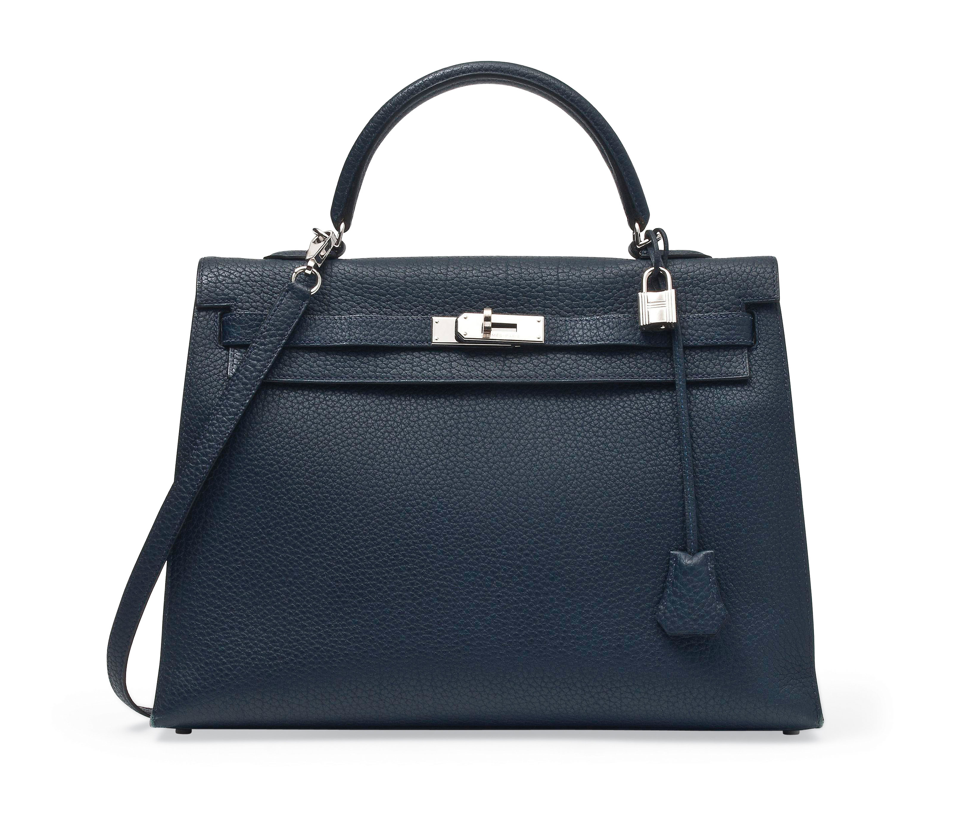 A NAVY BLUE LEATHER KELLY BAG, HERMÈS, 2009 | Christie’s