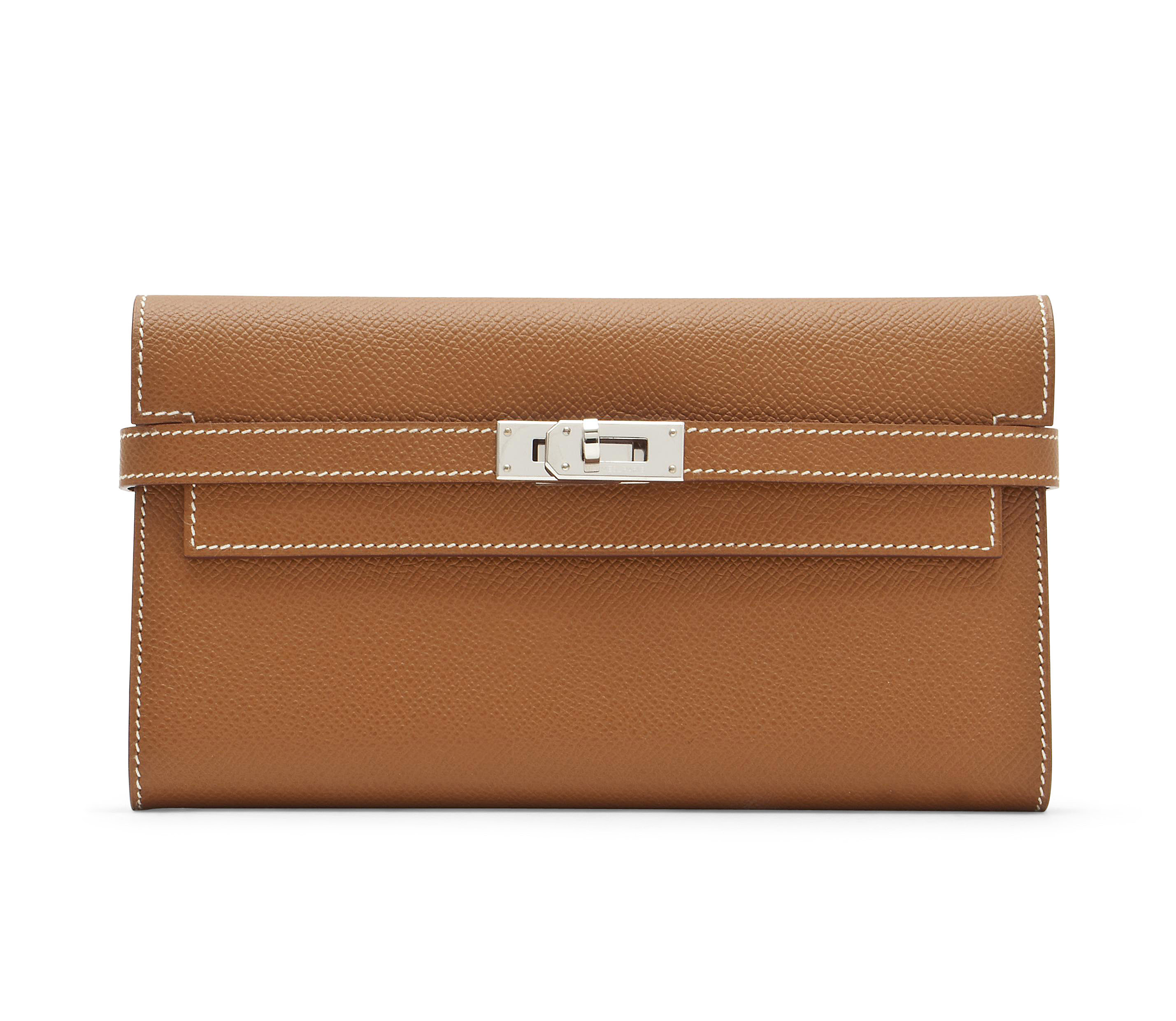 A GOLD EPSOM LEATHER KELLY LONG WALLET, HERMÈS, 2012 | Christie’s