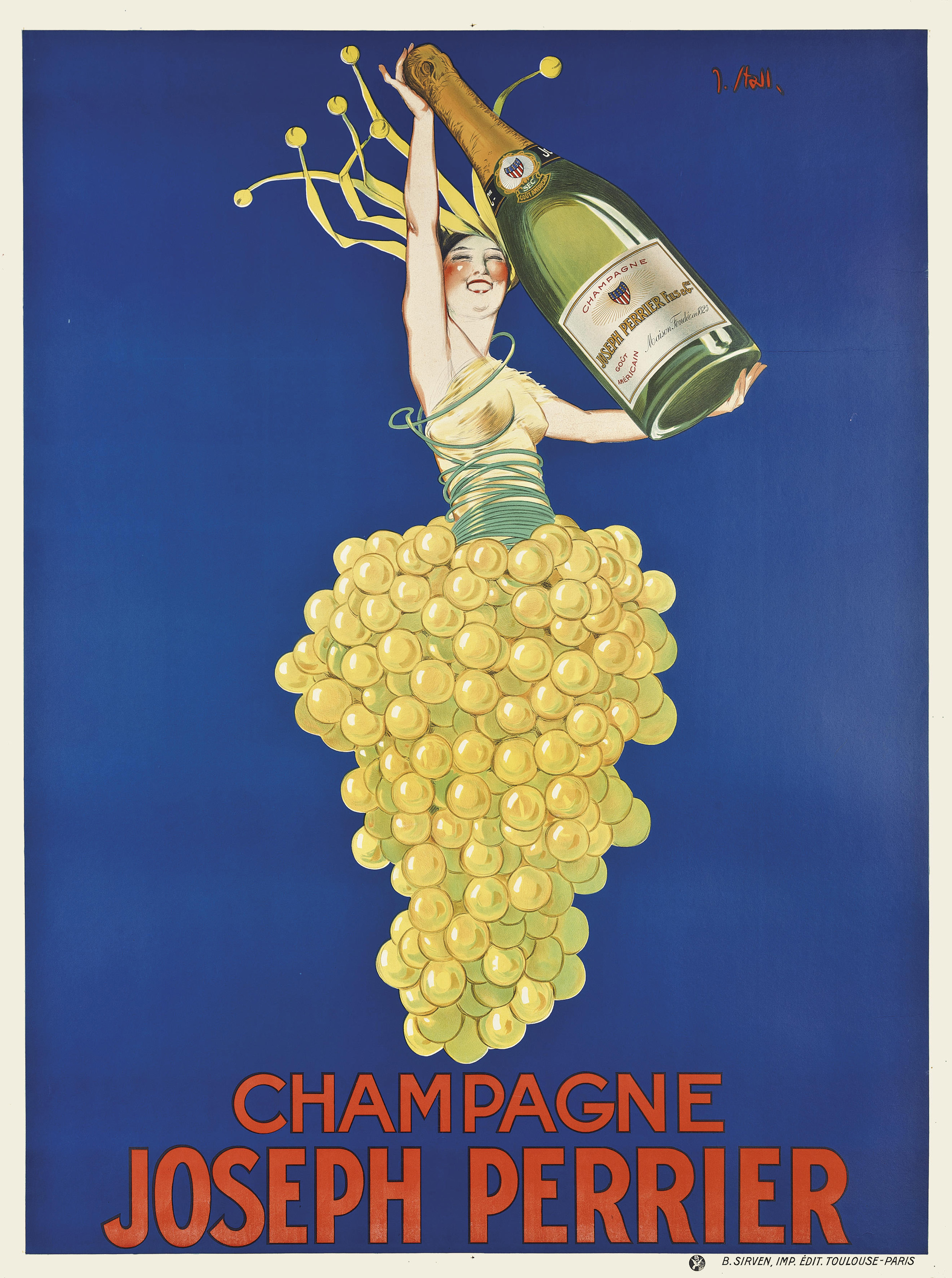 CHAMPAGNE JOSEPH PERRIER, J. Stall (1874-1933) | Christie’s
