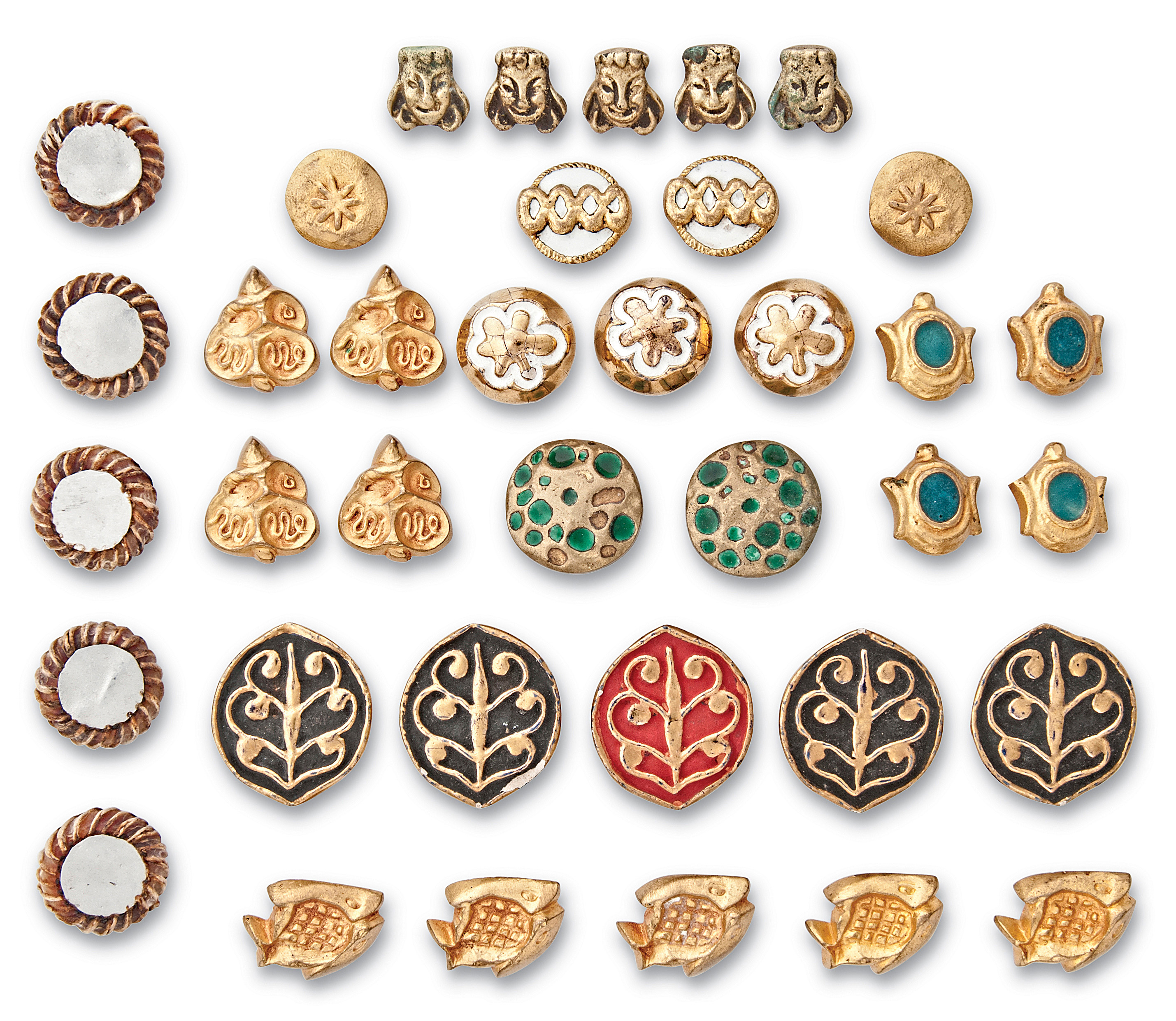 A GROUP OF BUTTONS, CIRCA 1945, LINE VAUTRIN (1913-1997) | Christie’s
