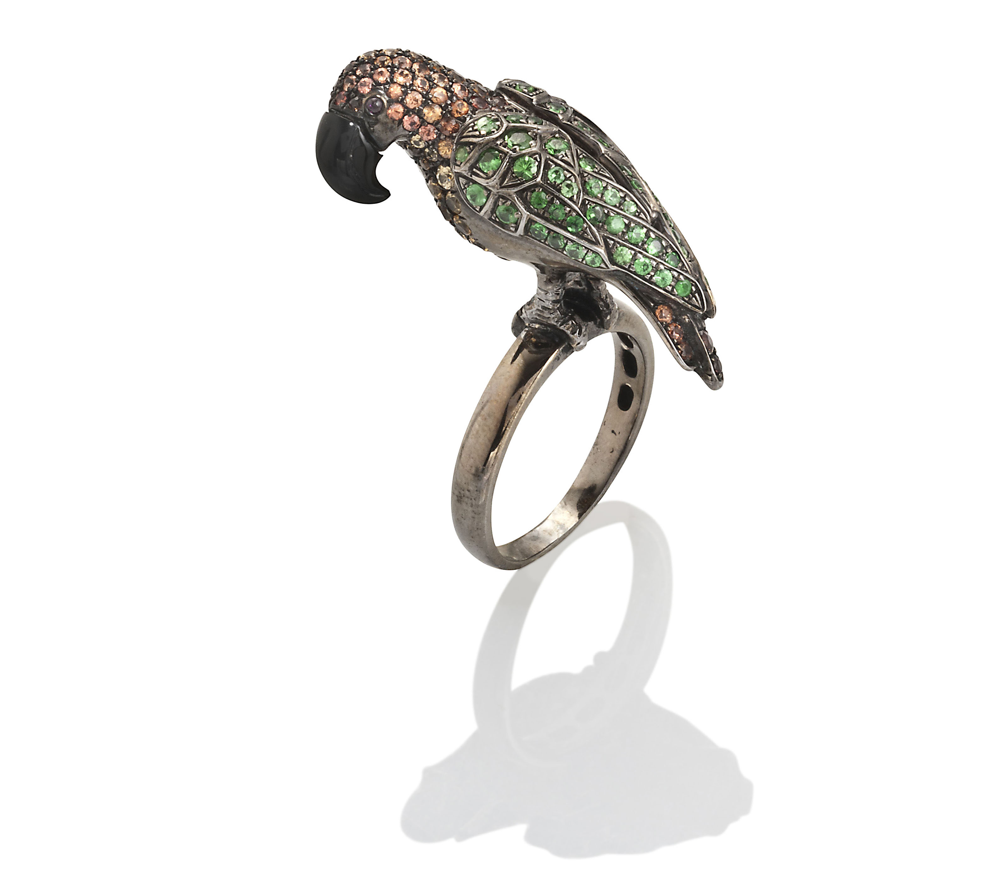 A GEM-SET PARROT RING, | Christie’s