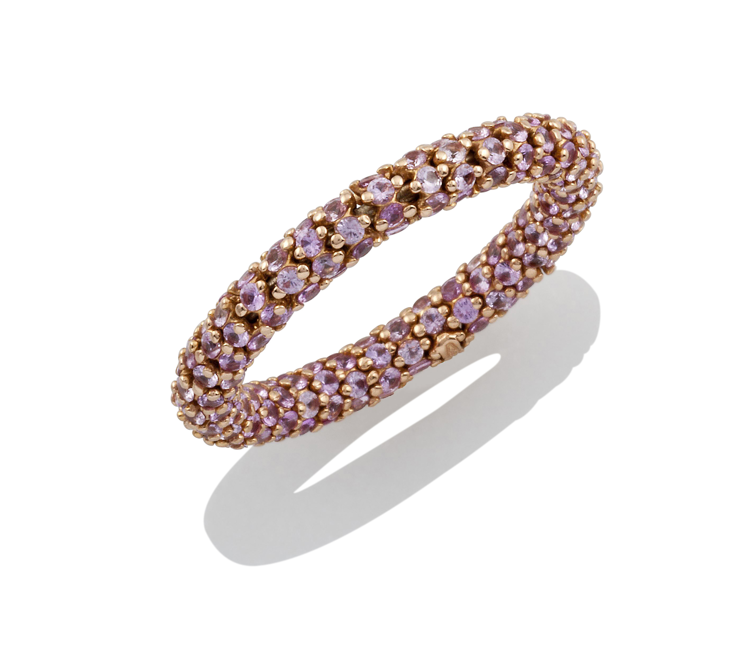 A PINK SAPPHIRE BAND RING, | Christie’s