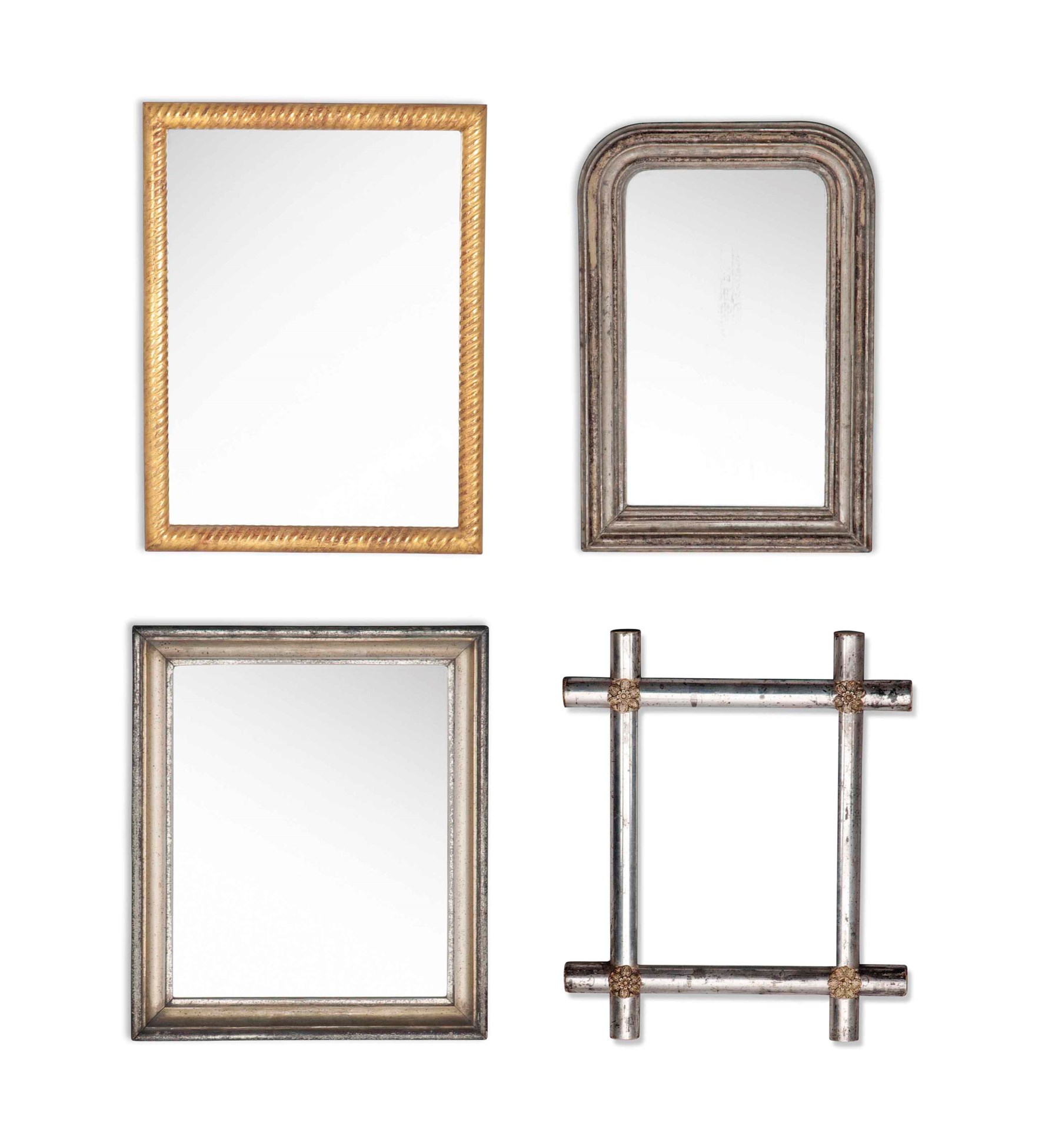 A GROUP OF EIGHT RECTANGULAR MIRRORS, LATE 19TH/ 20TH CENTURY | Christie's