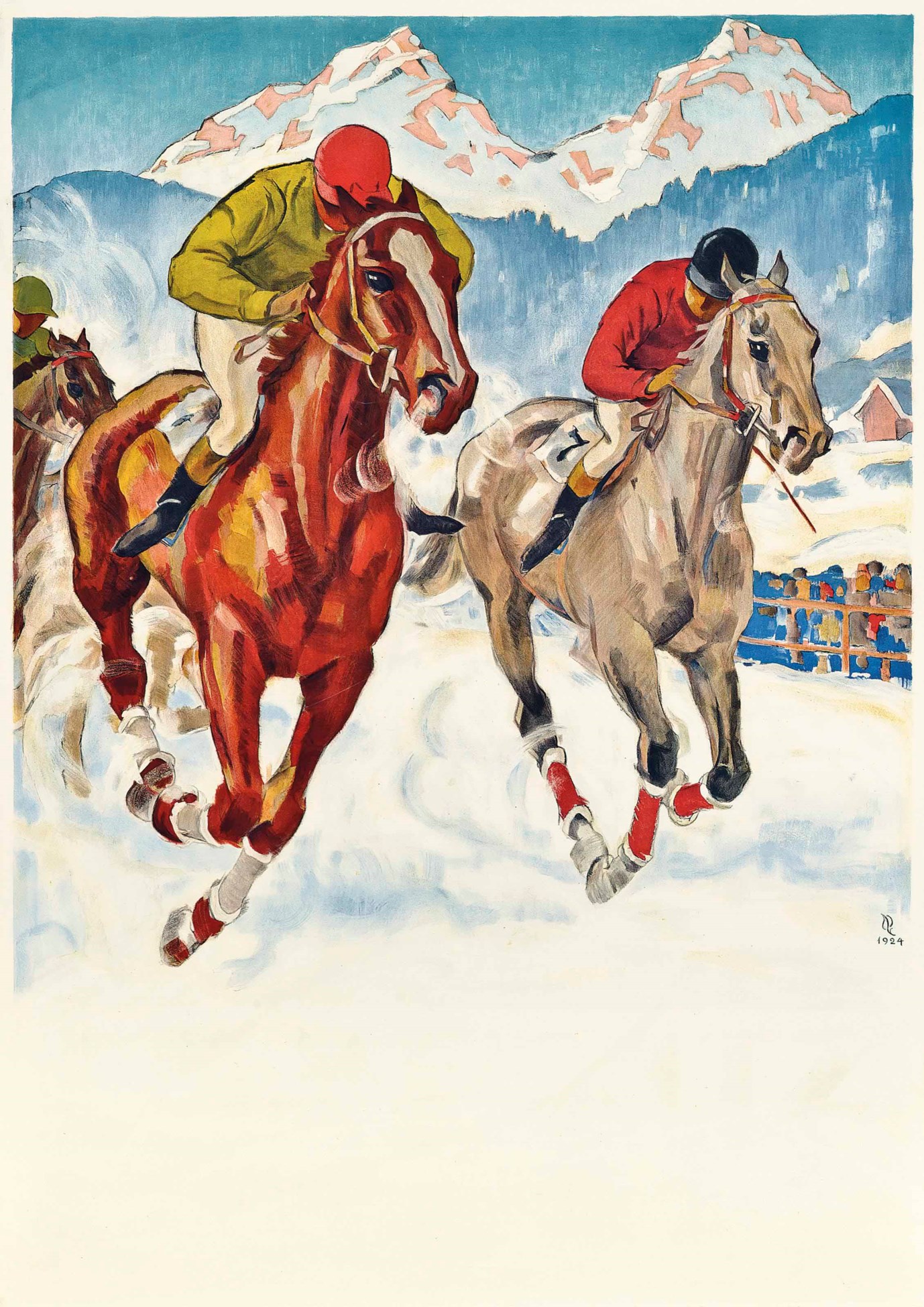 Hugo Laubi (1888-1959), ST. MORITZ (before letters) | Christie's