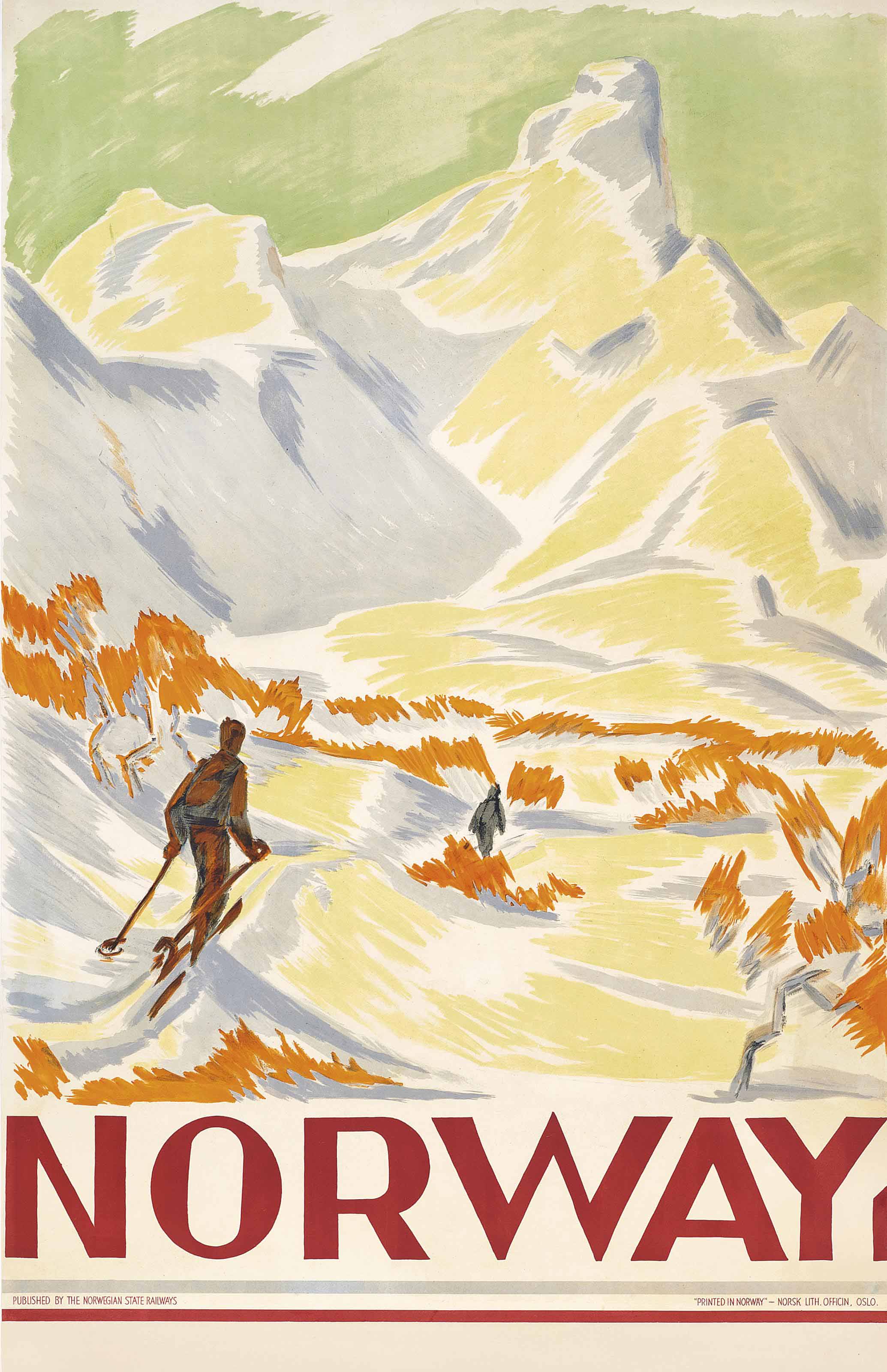Knut Yran (1920-1998), NORWAY, THE CRADLE OF SKI-ING | Christie's
