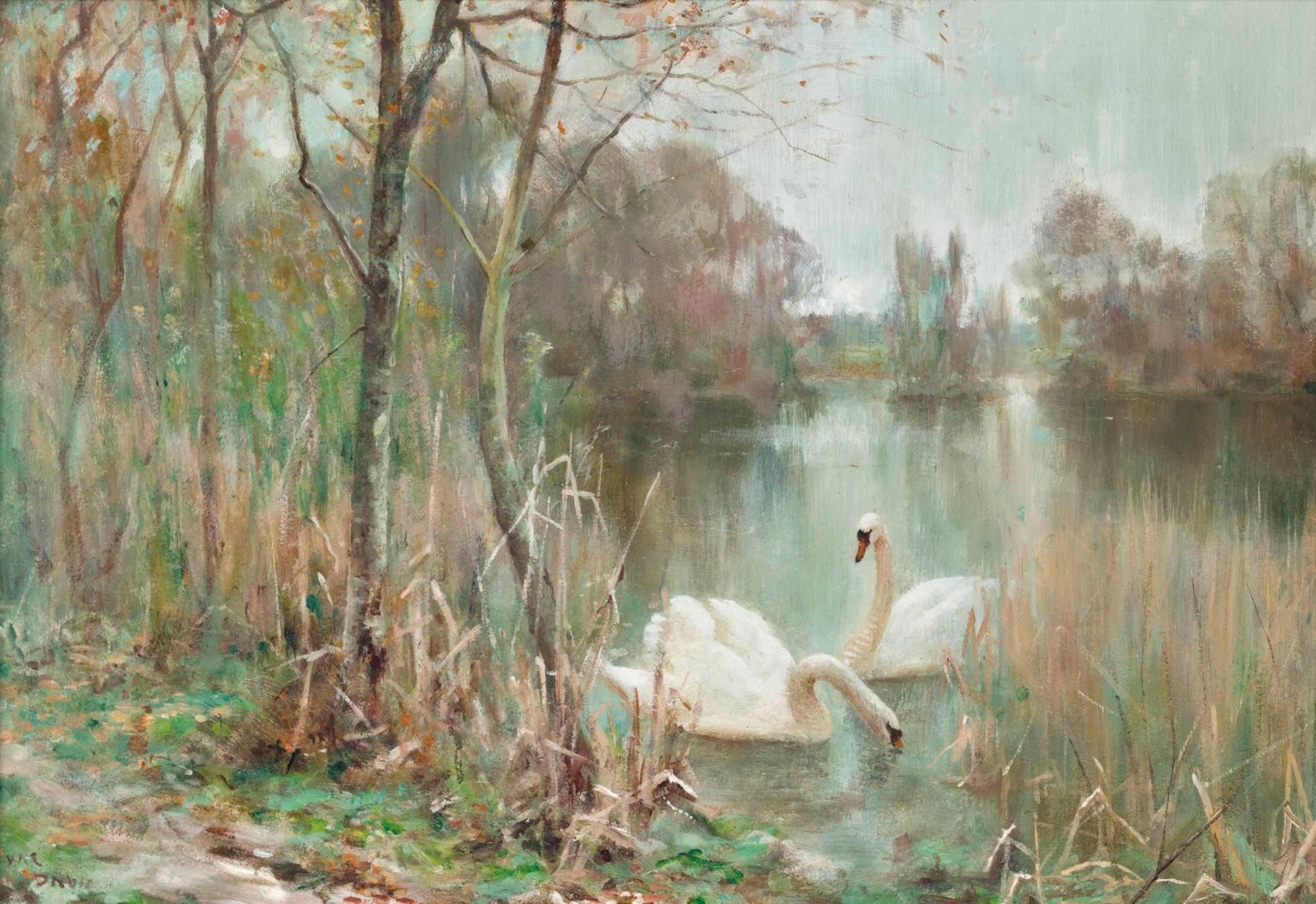Valentine Davis (1854-1930), In the Soft Silent Mists | Christie's