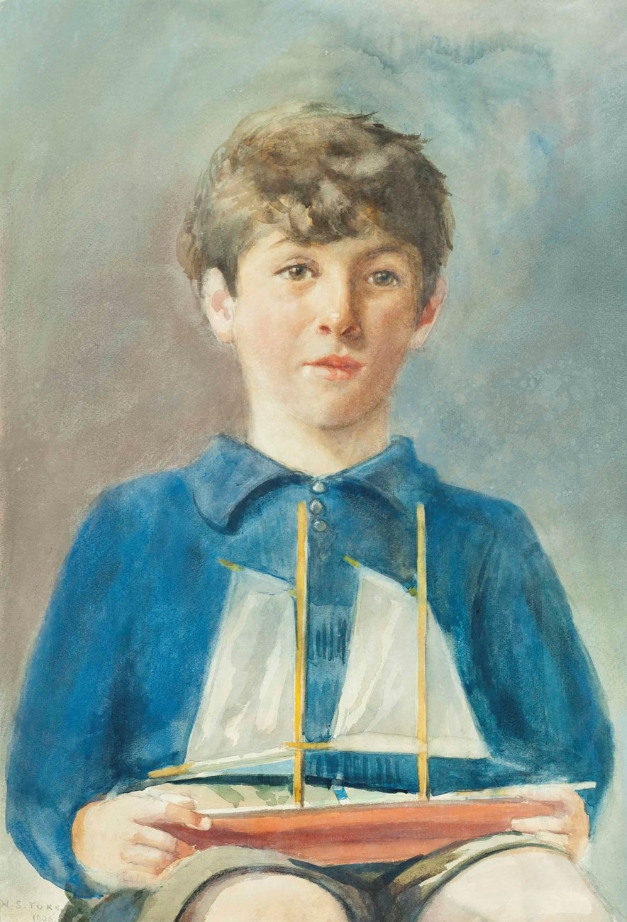 Henry Scott Tuke, R.A., R.W.S. (1858-1929), The model boat | Christie's