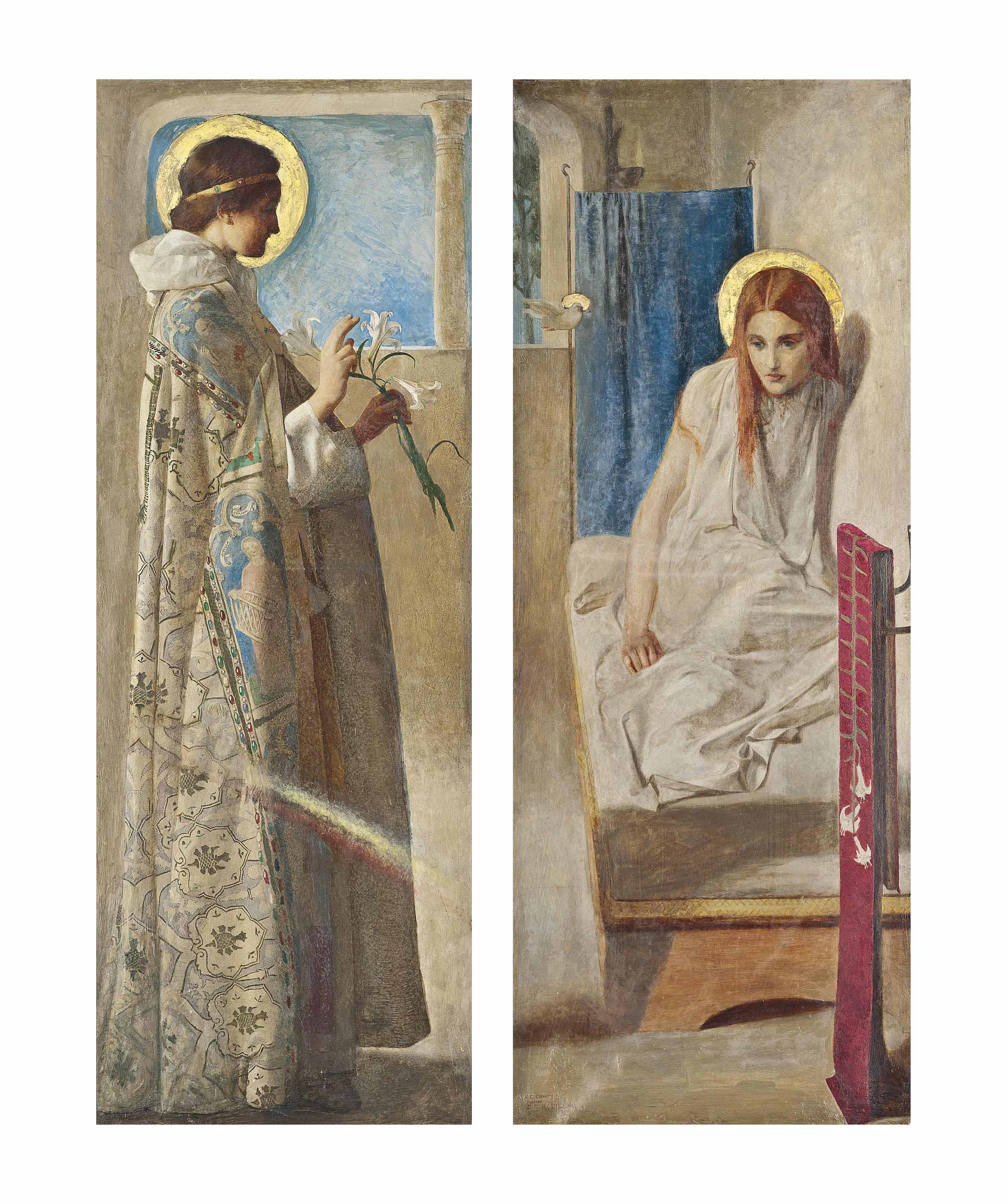 Frank Cadogan Cowper, R.A. (1877-1958) , Ecce Ancilla Domini! (The ...