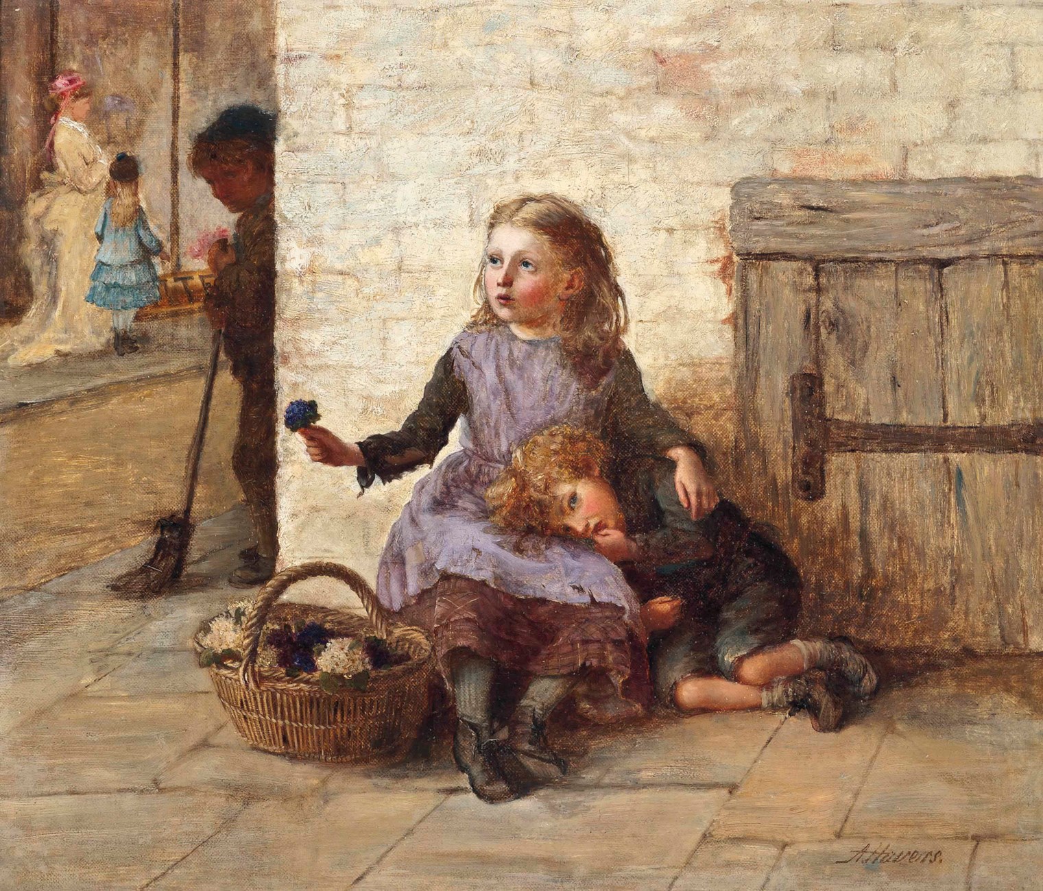Alice Mary Havers (1850-1890), "'Tis a very good world" | Christie's