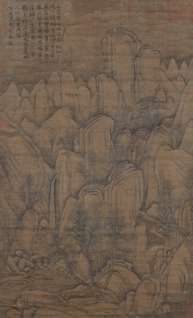 A CHINESE LANDSCAPE SILK PAINTING, 18TH/19TH CENTURY | Christie's