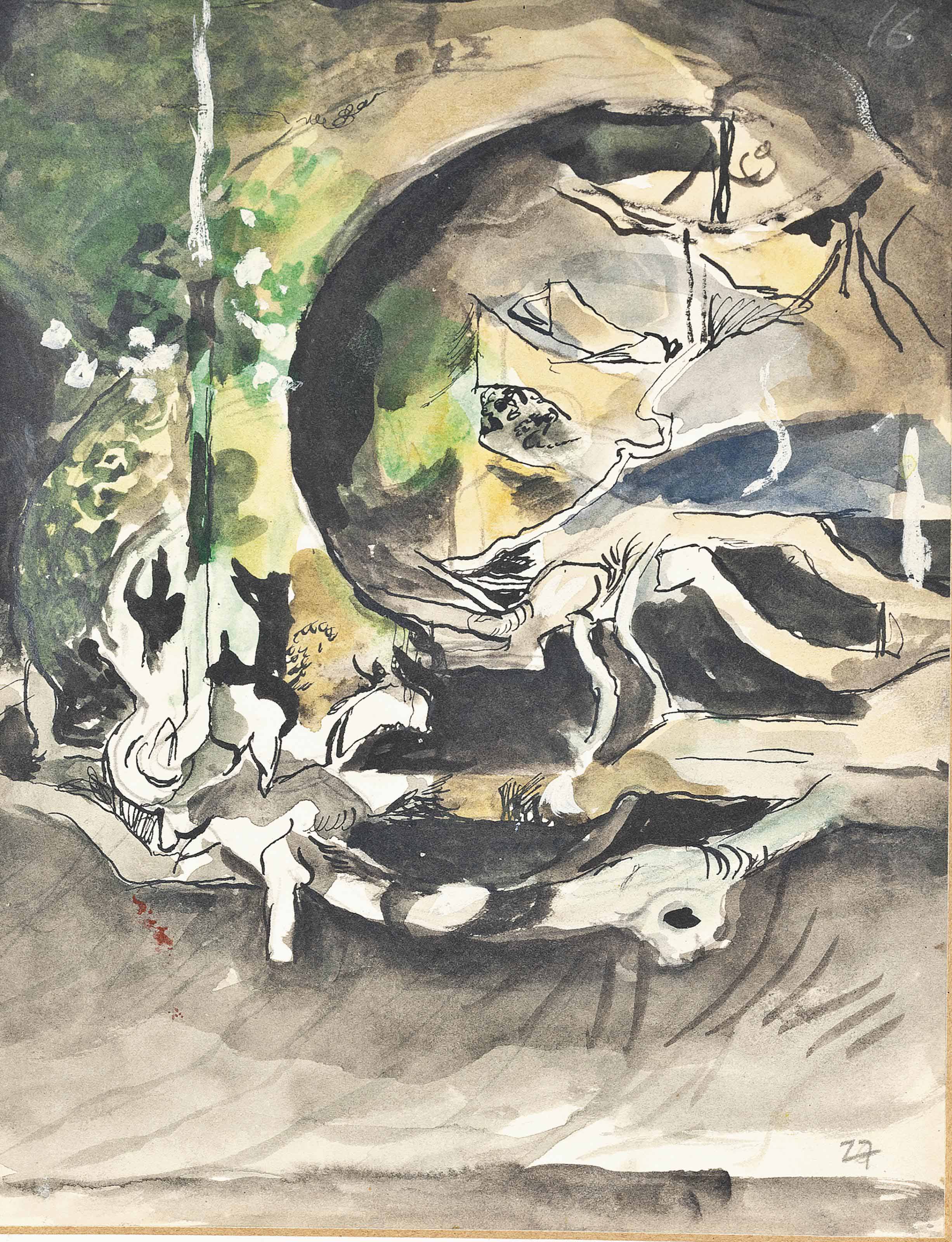 Graham Sutherland, O.M. (1903-1980) , Landscape study | Christie's