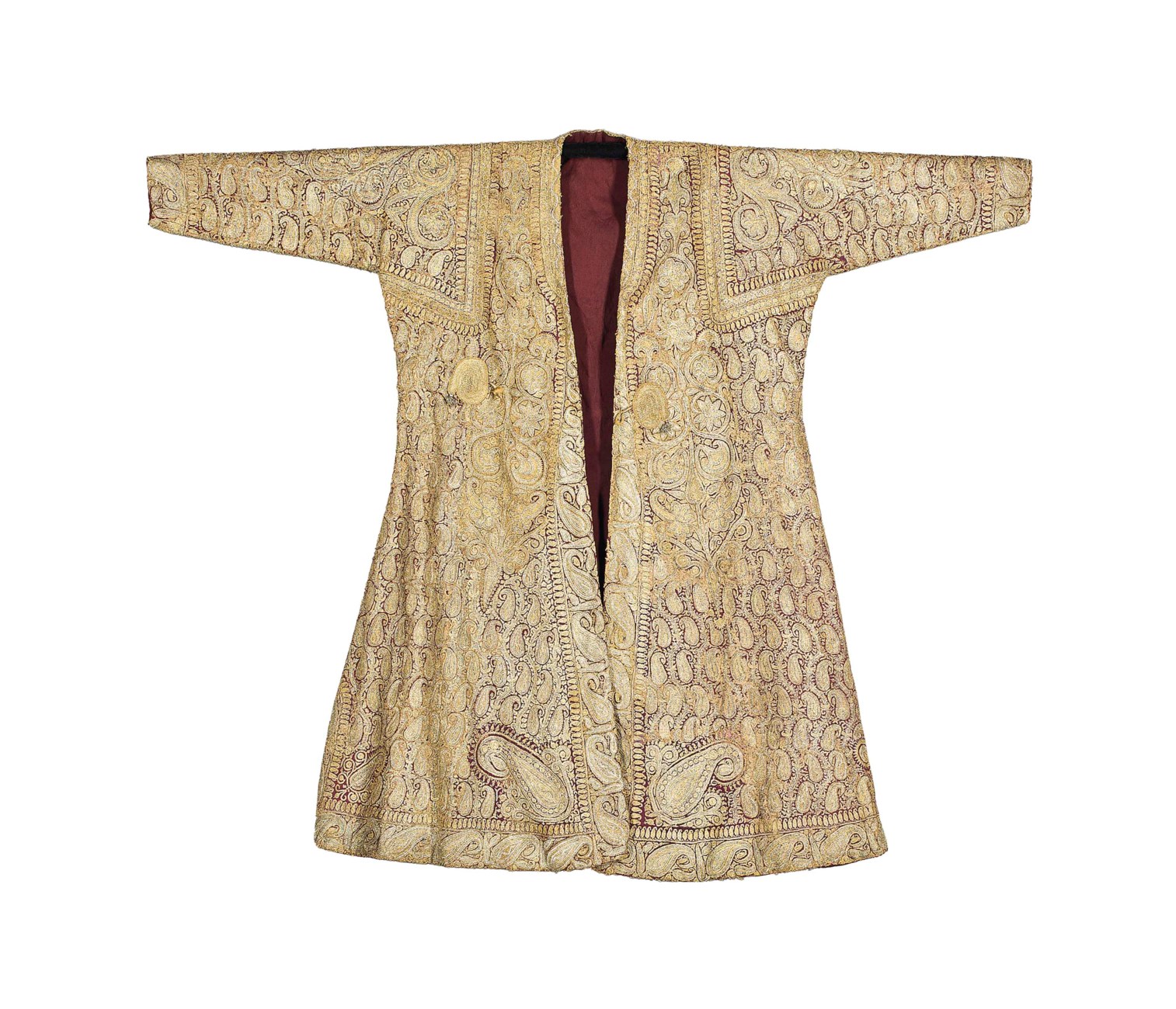 A GOLD-THREAD EMBROIDERED ROBE, INDIA, 19TH CENTURY | Christie's