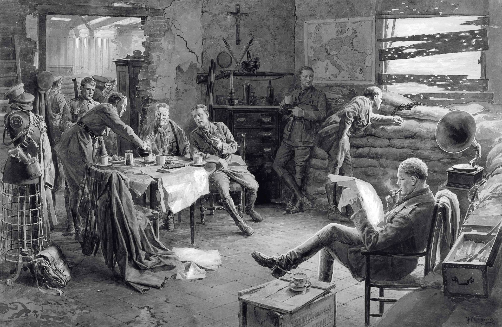 Fortunino Matania, R.I. (1881-1963)