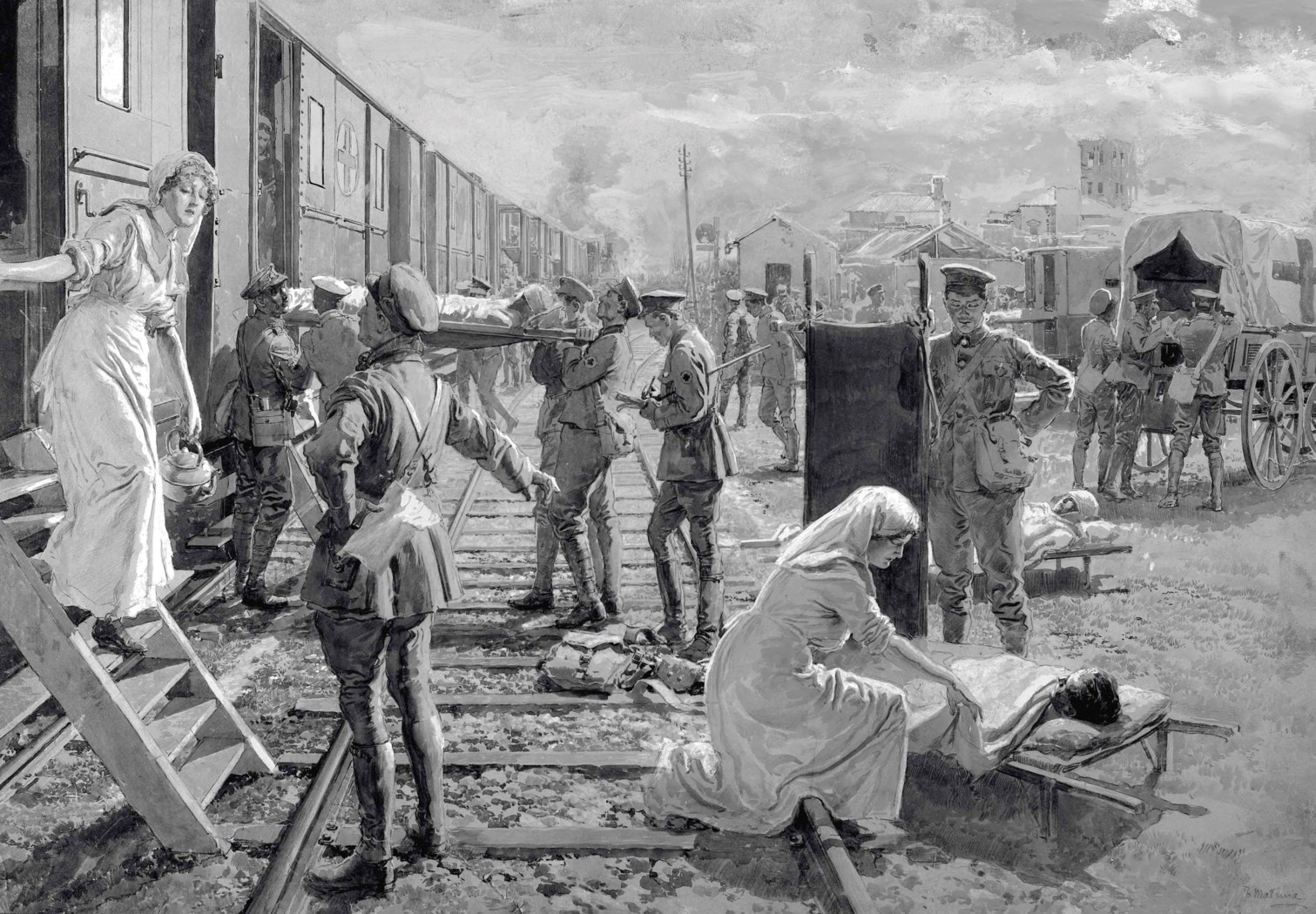 Fortunino Matania, R.I. (1881-1963)