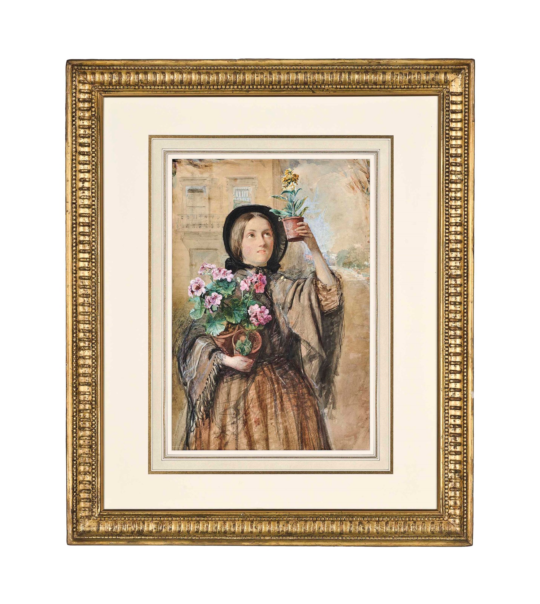 William Powell Frith, R.A. (1819-1909), The flower seller | Christie's