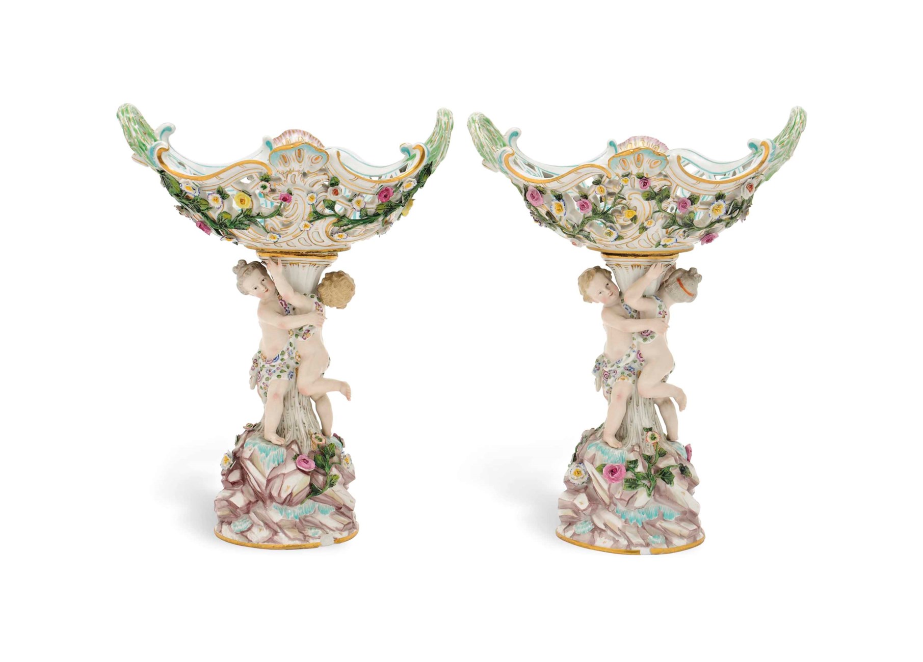 LATE 19TH CENTURY, BLUE CROSSED SWORDS MARKS, INCISED MODEL NO. A 59 ...