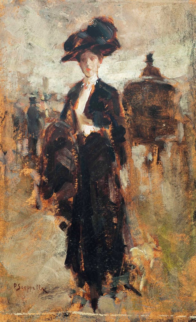 Pietro Scoppetta (Italian, 1863-1920), An elegant lady | Christie's