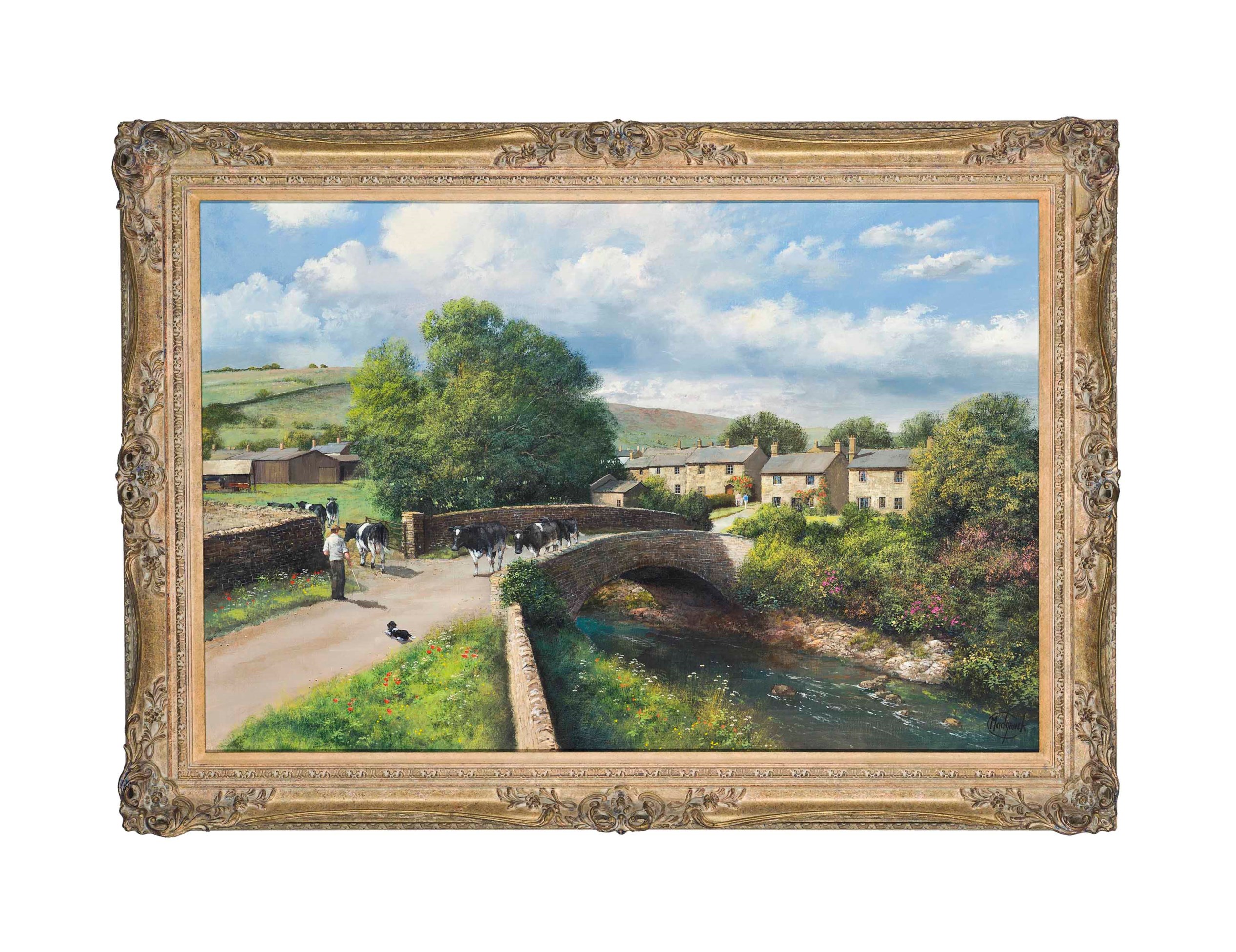 Clive Madgwick, R.B.A. (b. 1934), Bringing the cows home | Christie's