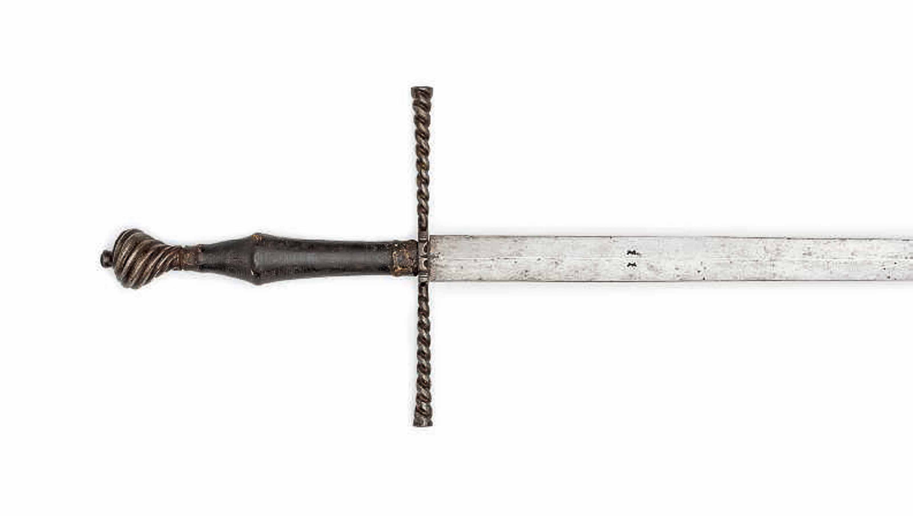 A COMPOSITE HAND-AND-A-HALF BROADSWORD , GERMAN, MID-16TH CENTURY AND ...