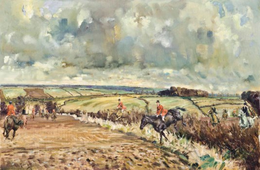 Michael Lyne (1912-1989), The Belvoir Hunt | Christie's