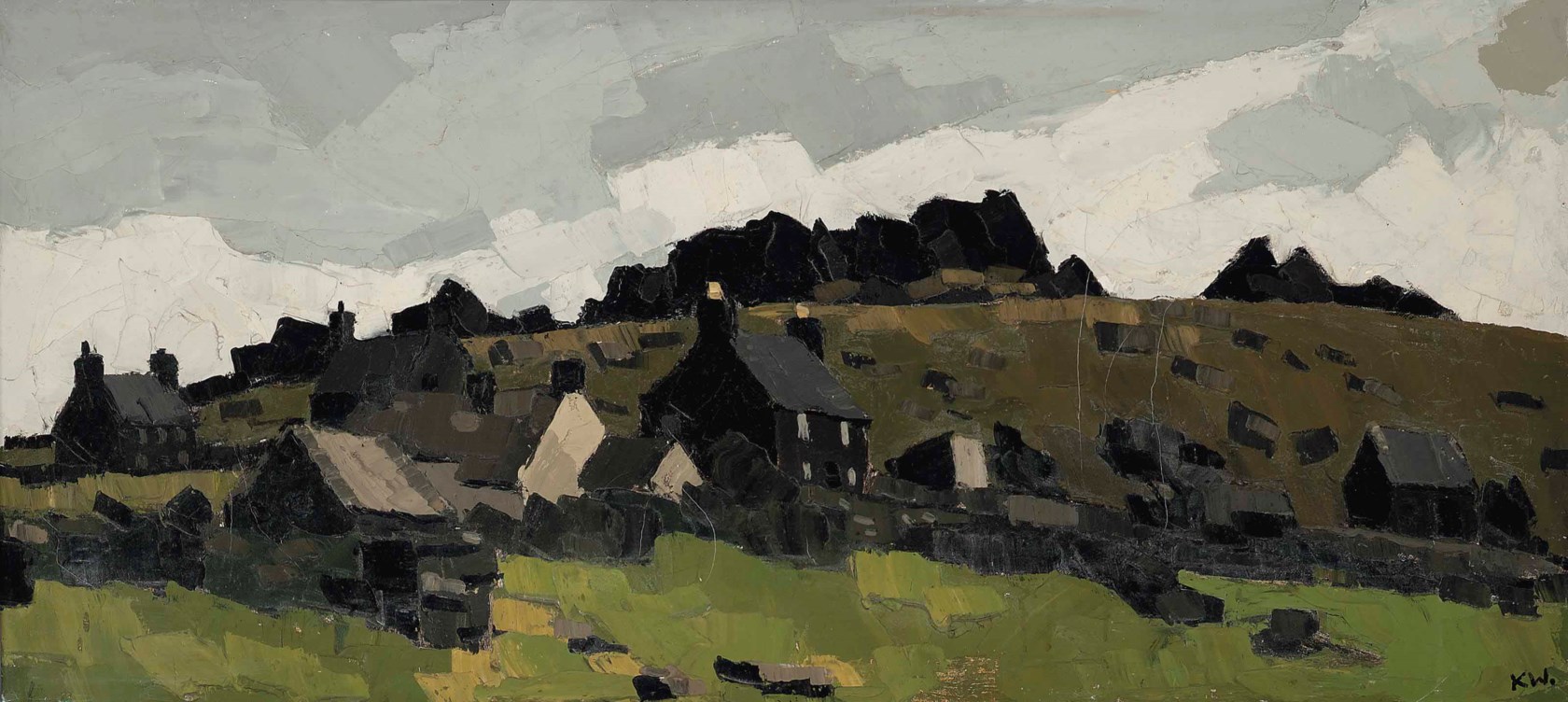 Sir Kyffin Williams, R.A. (1918-2006), Mynydd Rhiw | Christie's