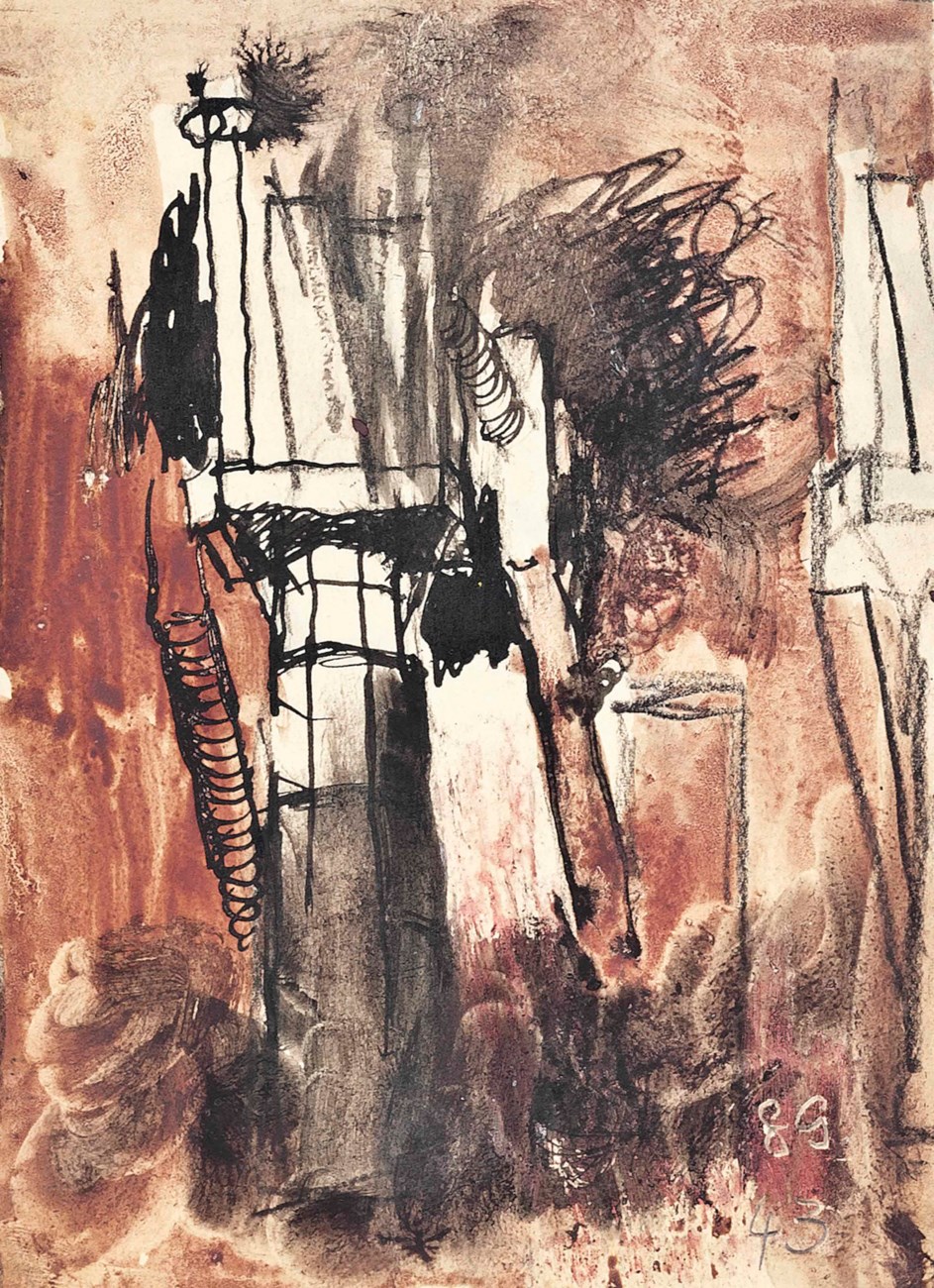 Graham Sutherland, O.M. (1903-1980), Steel Works, Cardiff, Blast ...