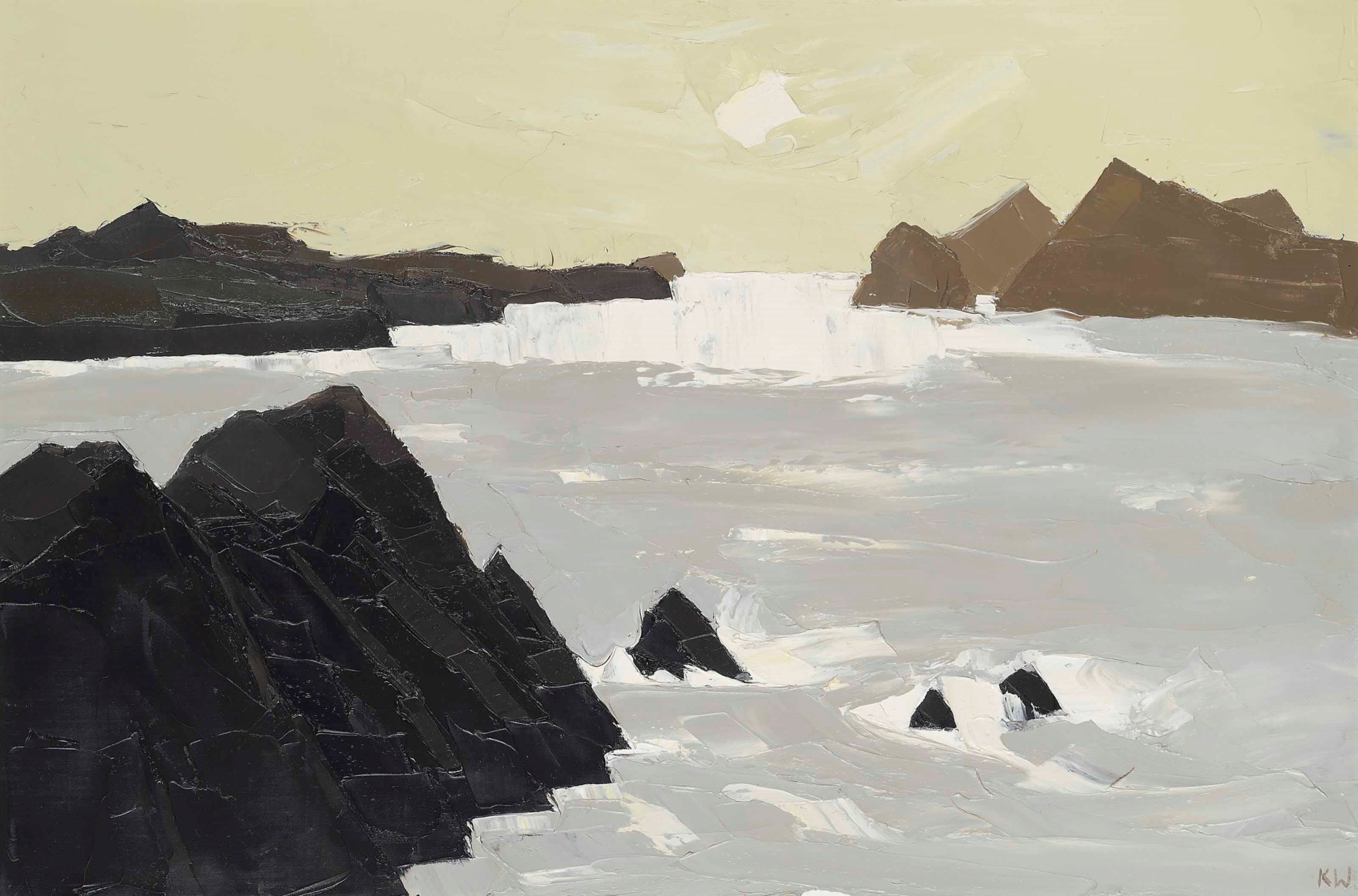 Sir Kyffin Williams, R.A. (1918-2006), Ramsay Sound | Christie's