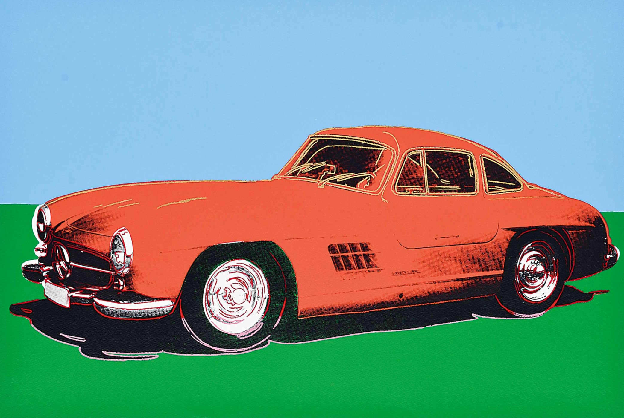 After Andy Warhol (American, 1928-1987), Cars Mercedes 300 SL Gulwing ...
