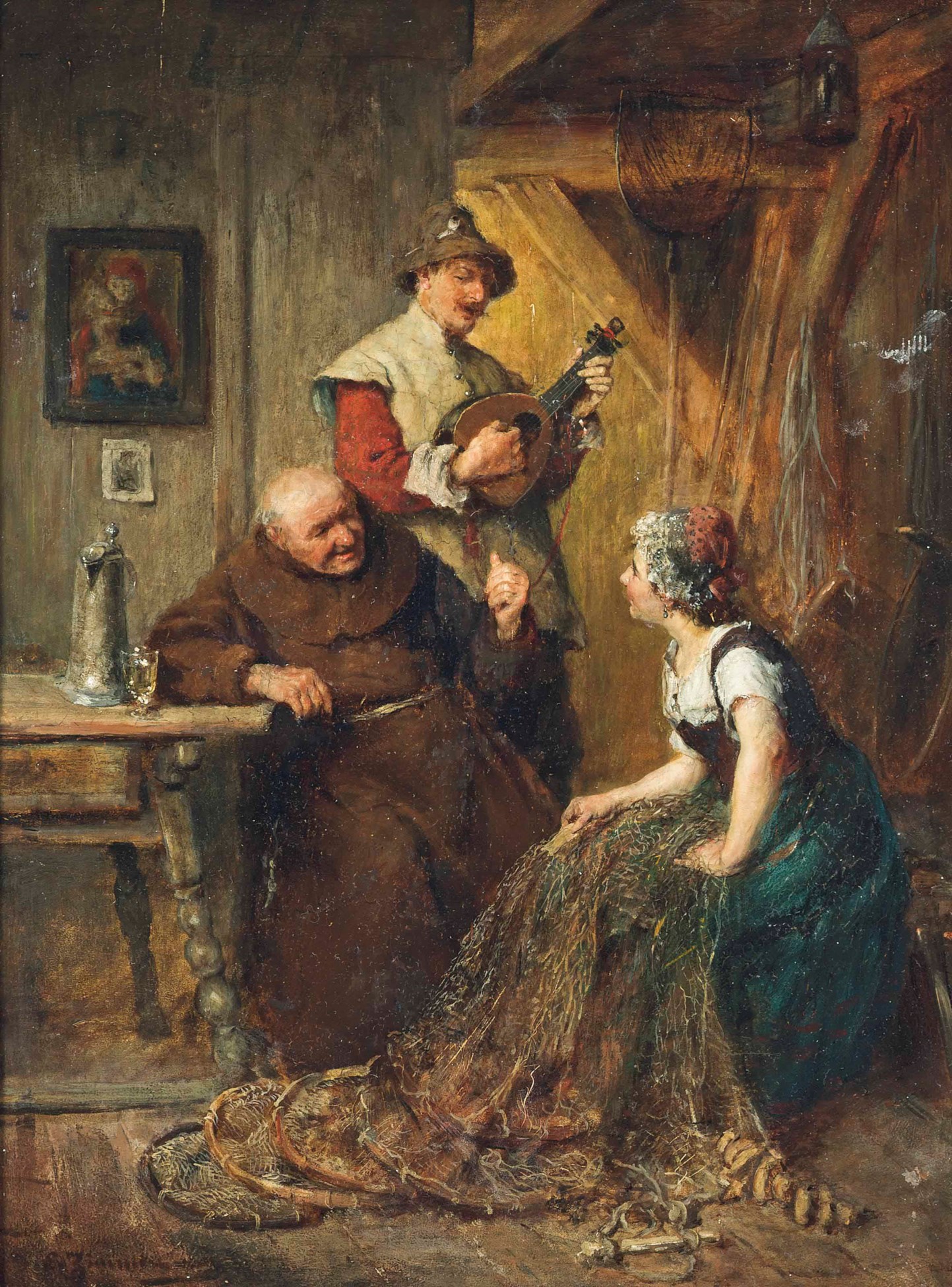 Ernst Karl Georg Zimmermann (German, 1852-1901), A melody whilst ...
