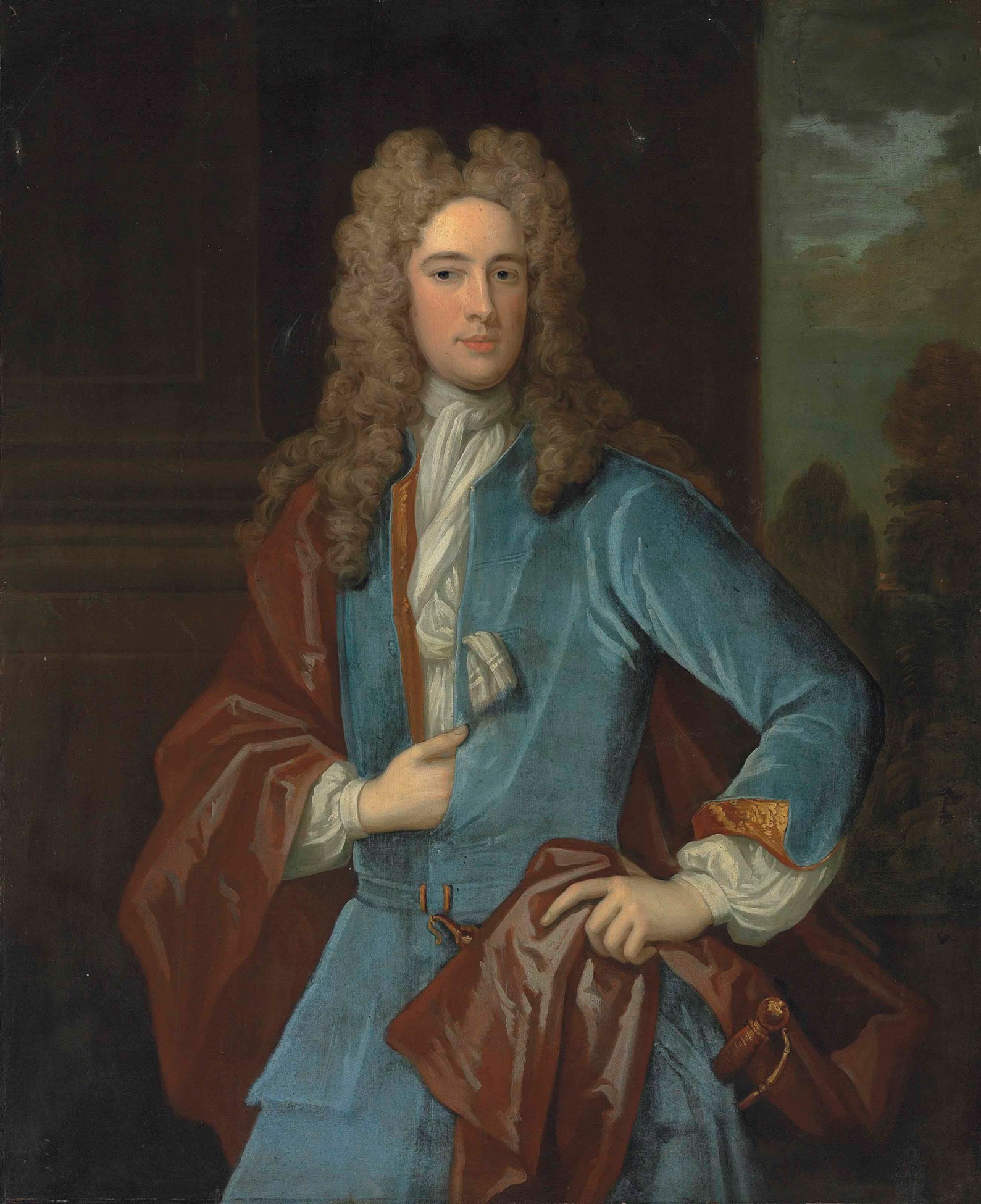 After Sir Godfrey Kneller, Portrait of a gentleman, three-quarter ...