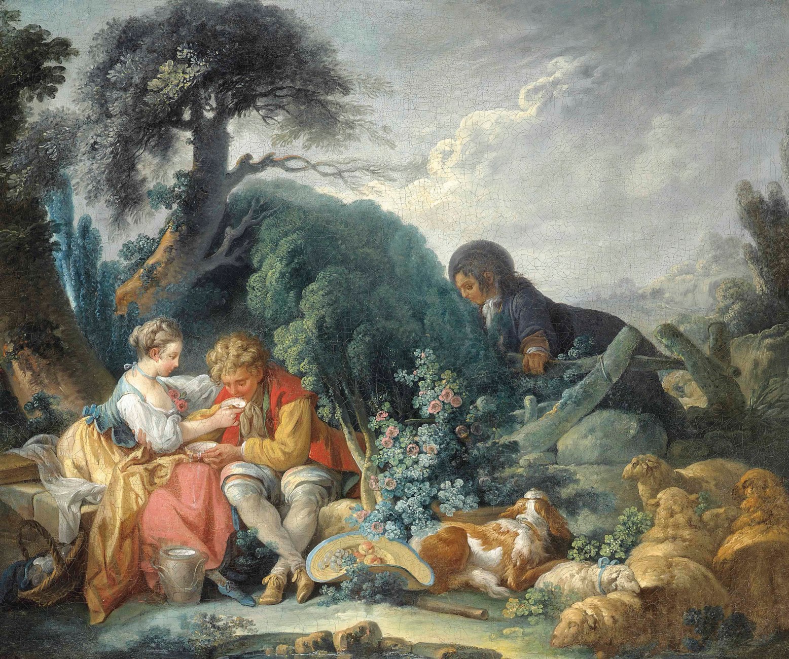 Attributed to Jean-Baptiste Huet (Paris 1745-1811), An Interrupted ...