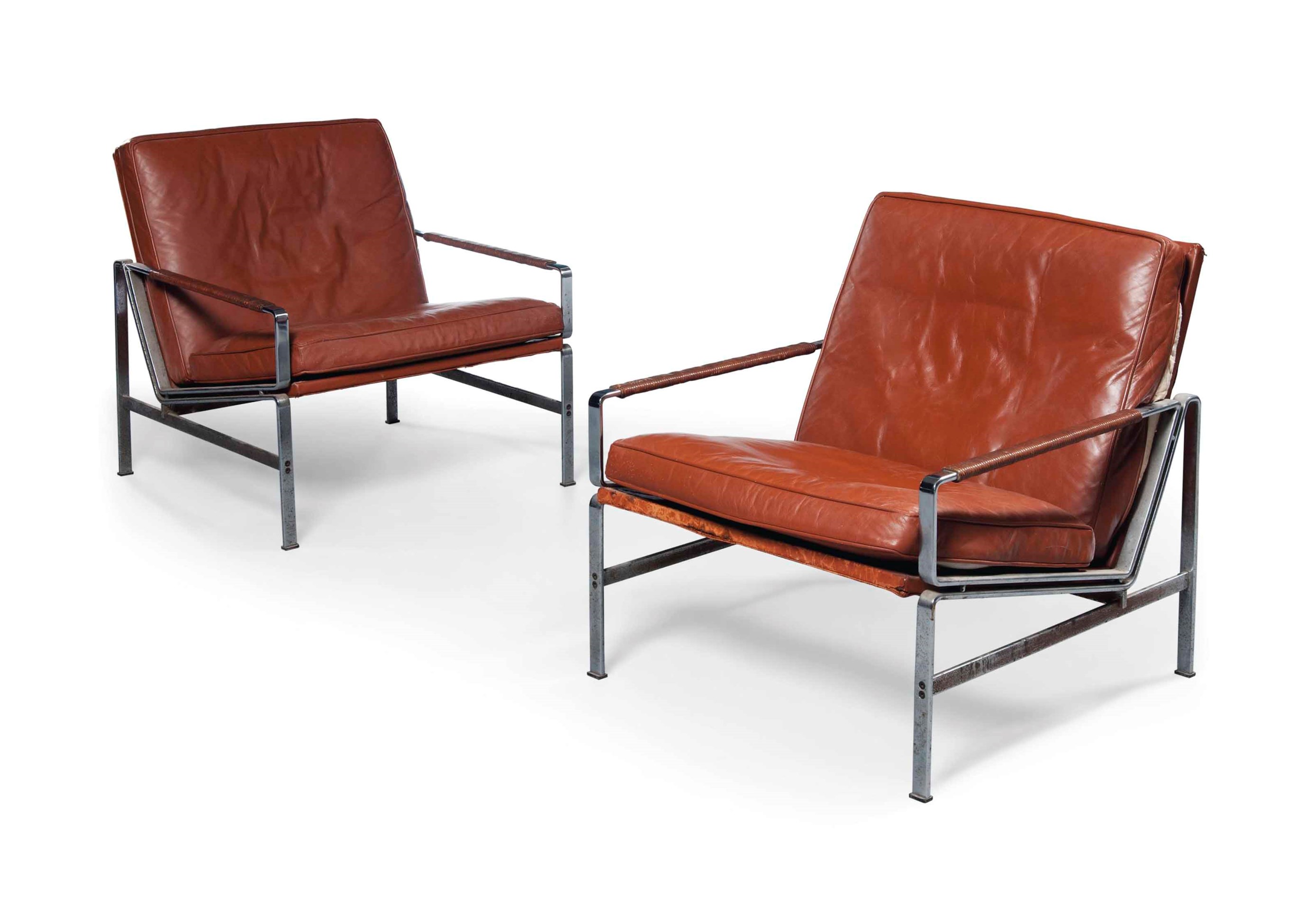 PREBEN FABRICIUS AND JORGEN KASTHOLM, A PAIR OF MODEL 6720 LOUNGE ...