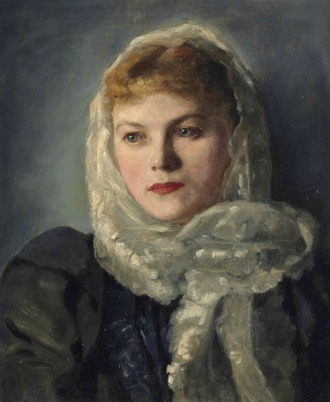 Ivan Olinsky (Russian/American, 1878-1962), Portrait of Else Sapatka ...