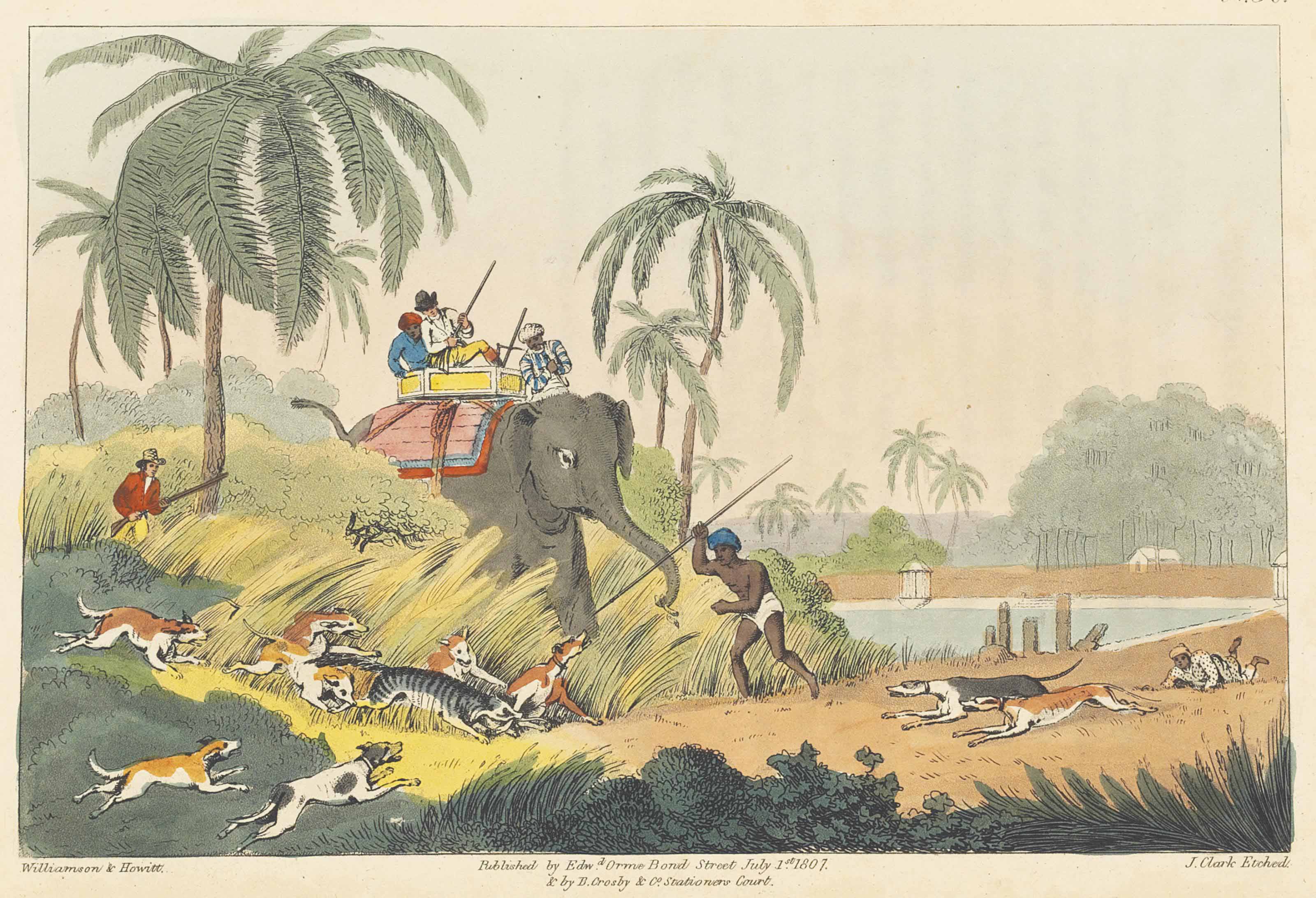 WILLIAMSON, Captain Thomas (1790-1815) and Samuel HOWITT (1765?-1822). Oriental Field Sports ...