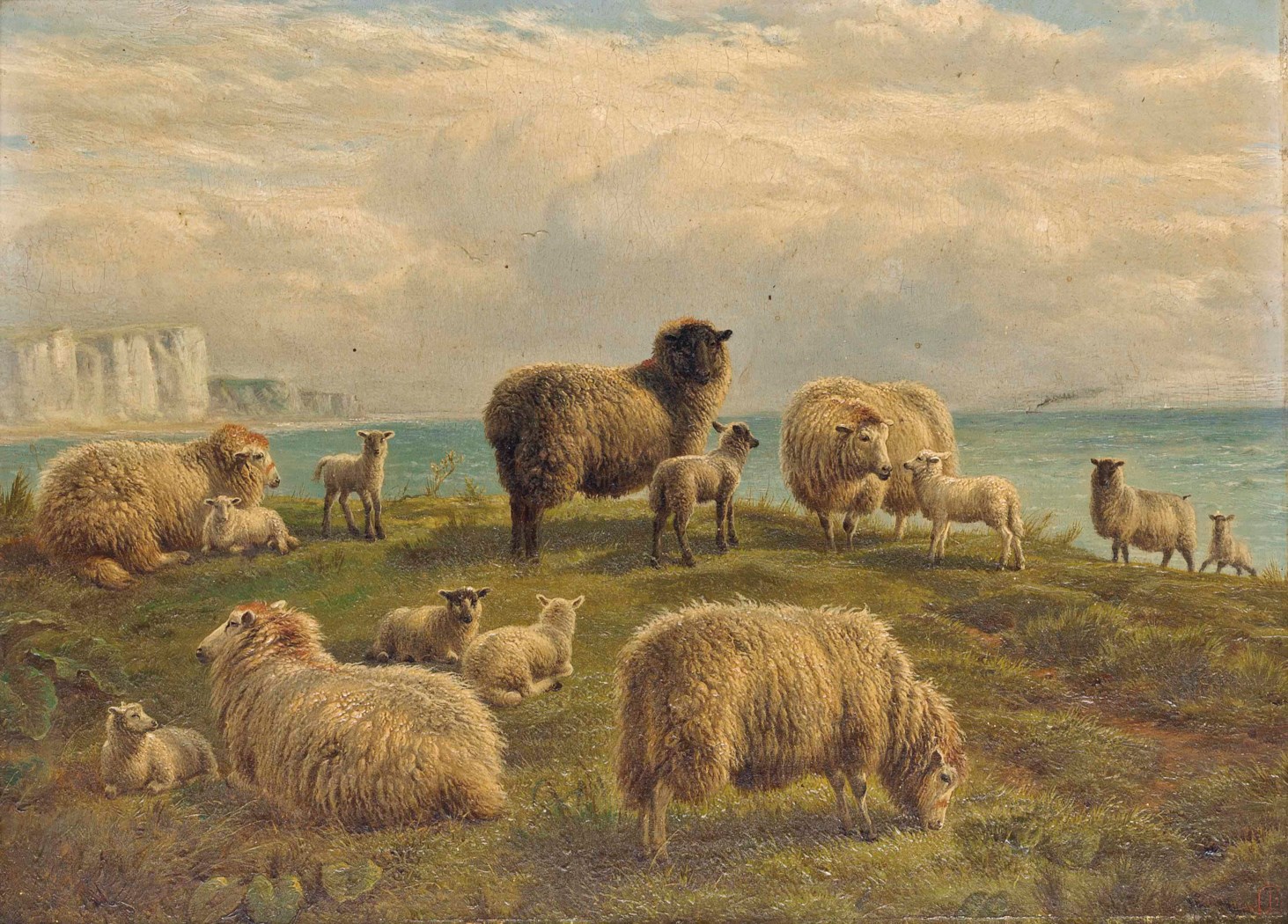 Charles Jones, A.R.S.A. (1836-1892), The cliffs of Dover | Christie's