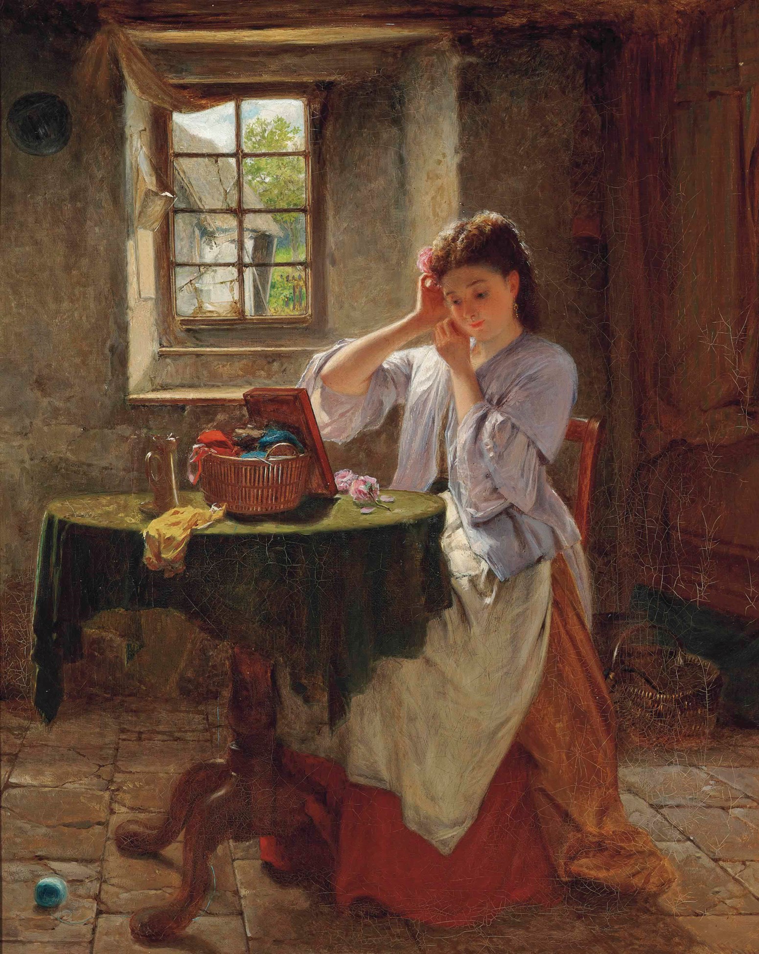 Haynes King, R.B.A. (1831-1904), Preparing for the party | Christie's