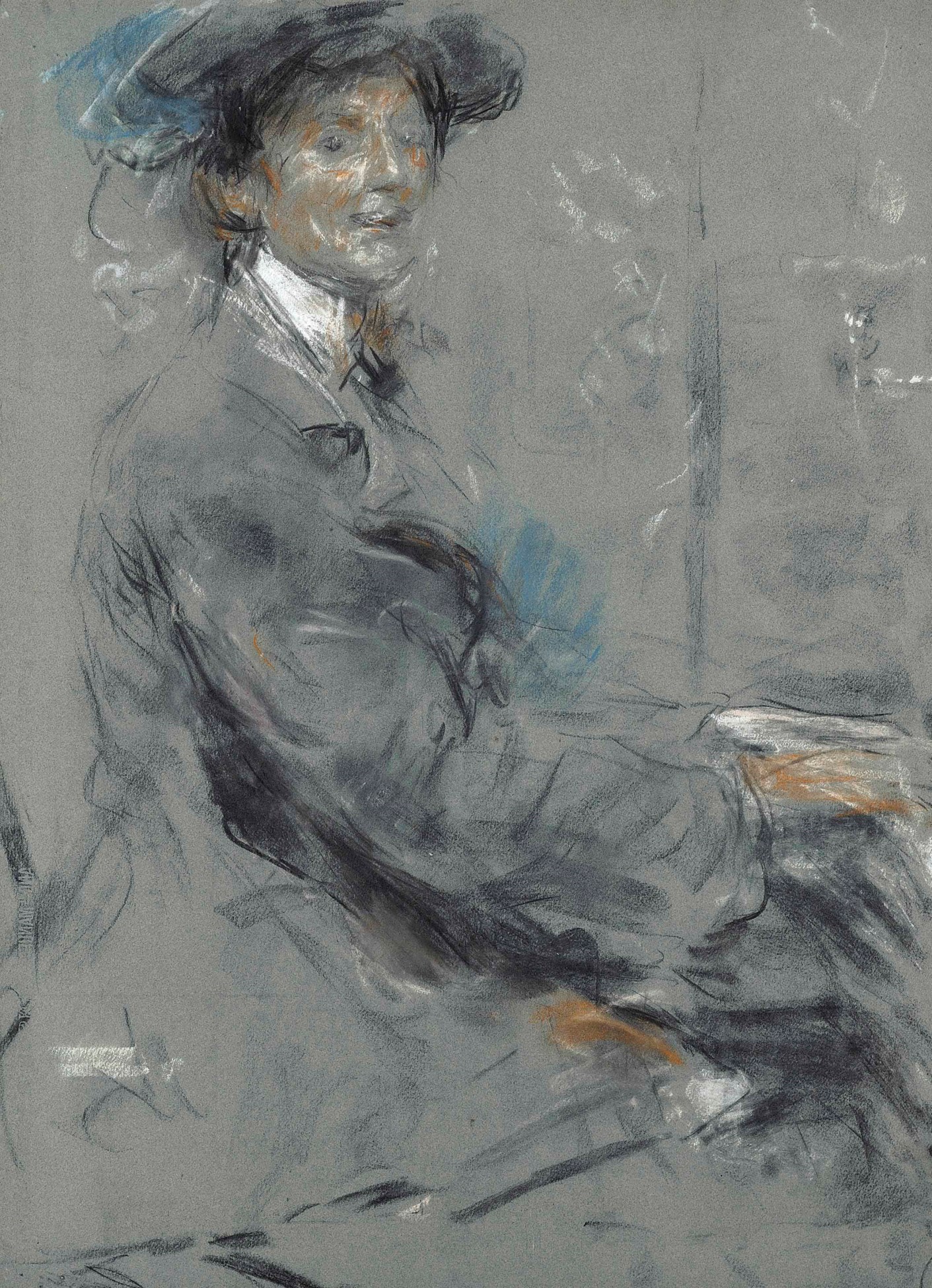 Arthur Ambrose McEvoy, A.R.A. (1878-1927), Portrait of Dame Ethel Smyth ...