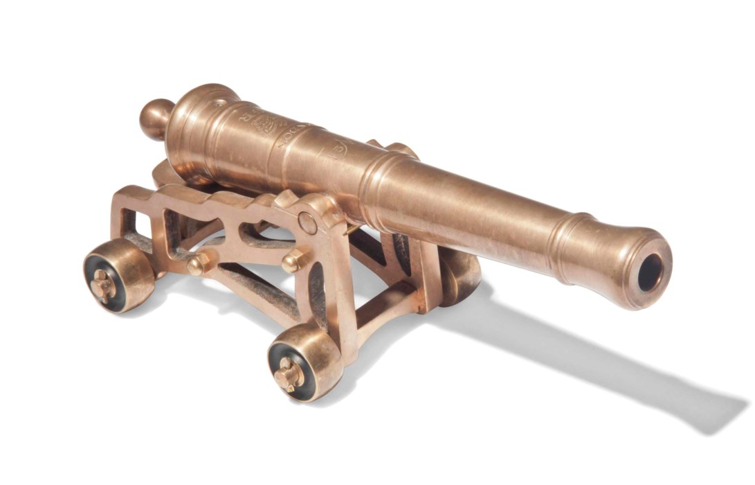 A BRASS MODEL CANON, 19TH CENTURY | Christie's