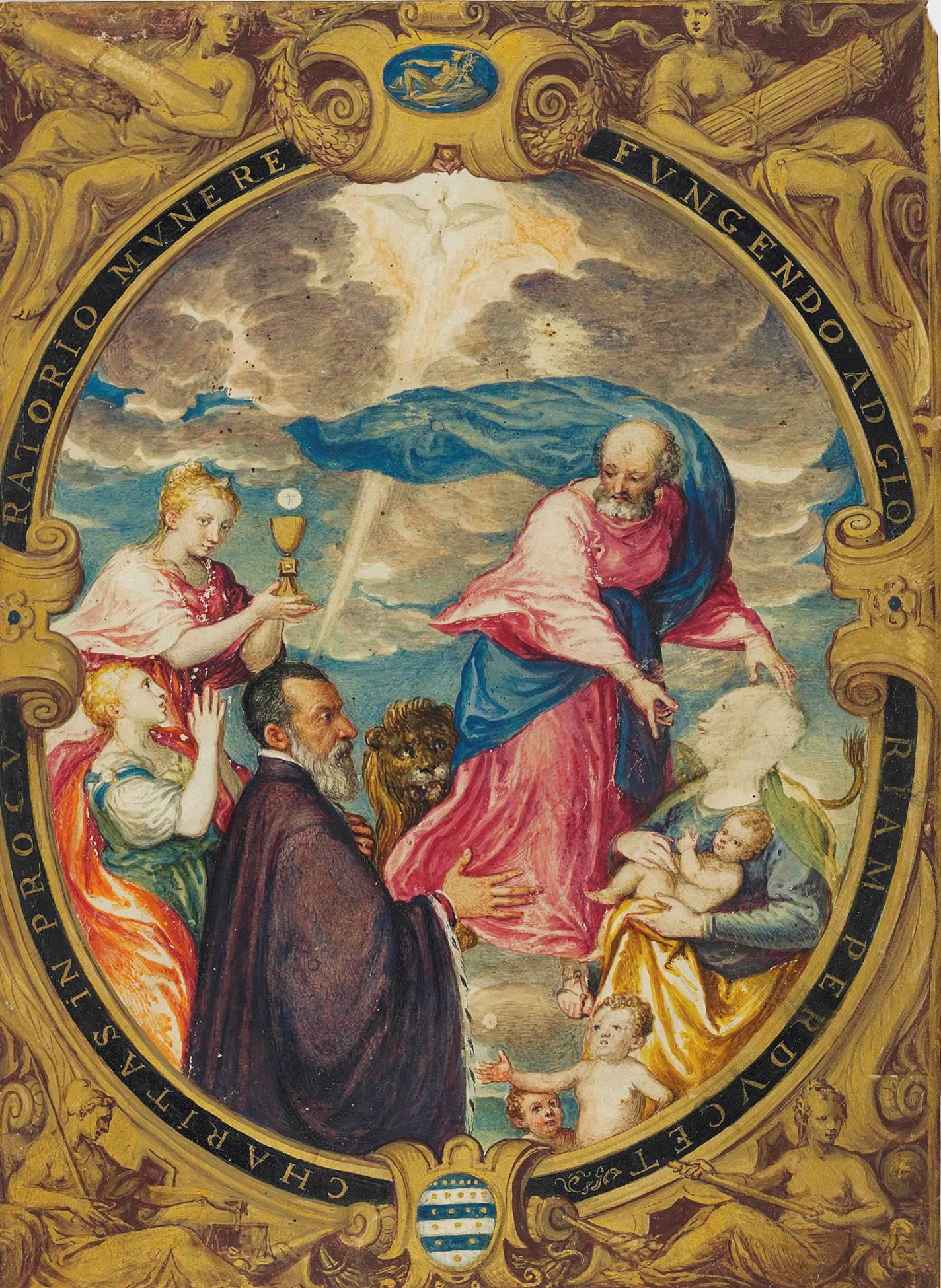 Attributed to Alessandro Merli (Venice, active 1590-1606), Luca Michiel ...