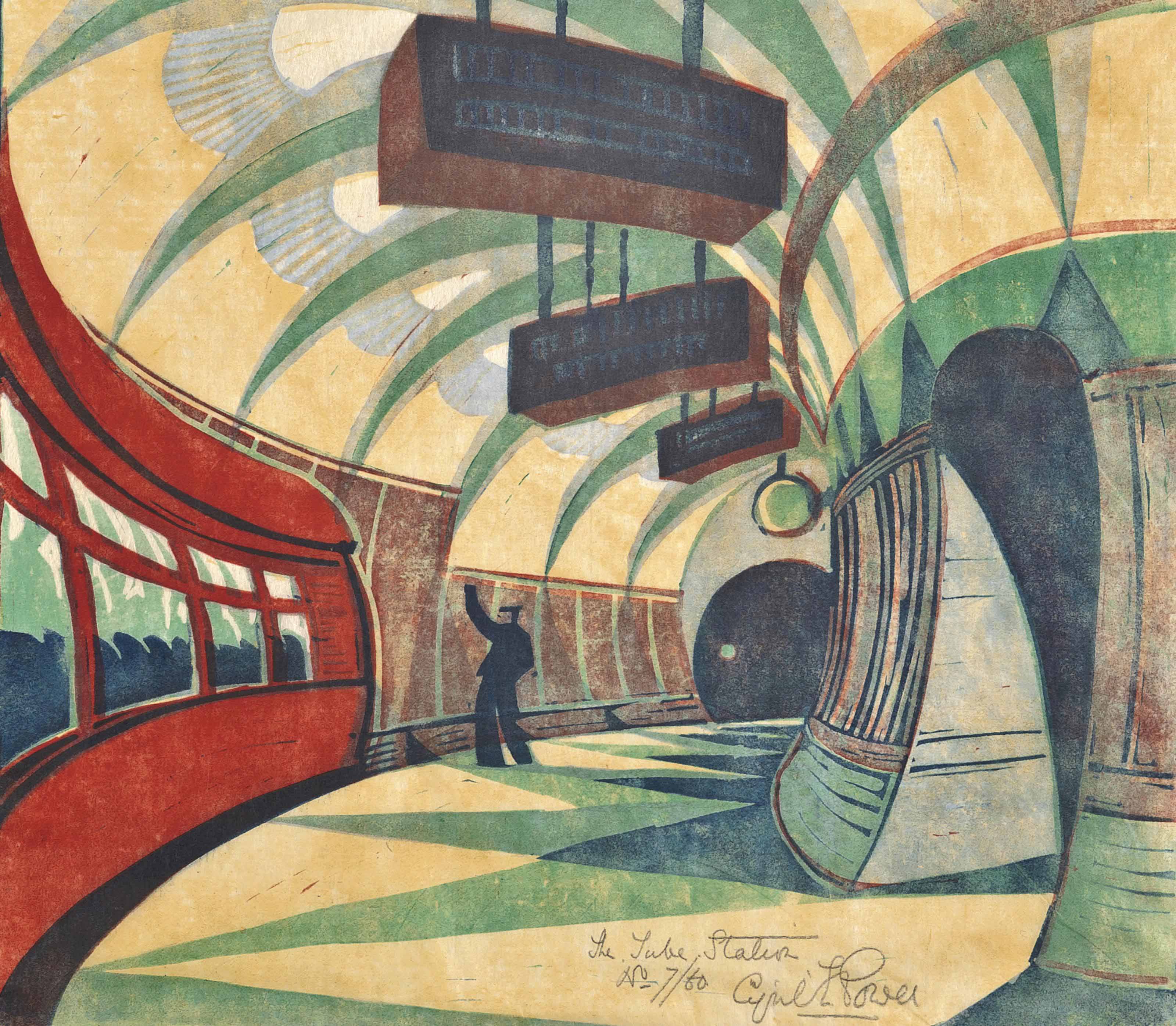 Cyril Power (1872-1951) , The Tube Station | Christie's